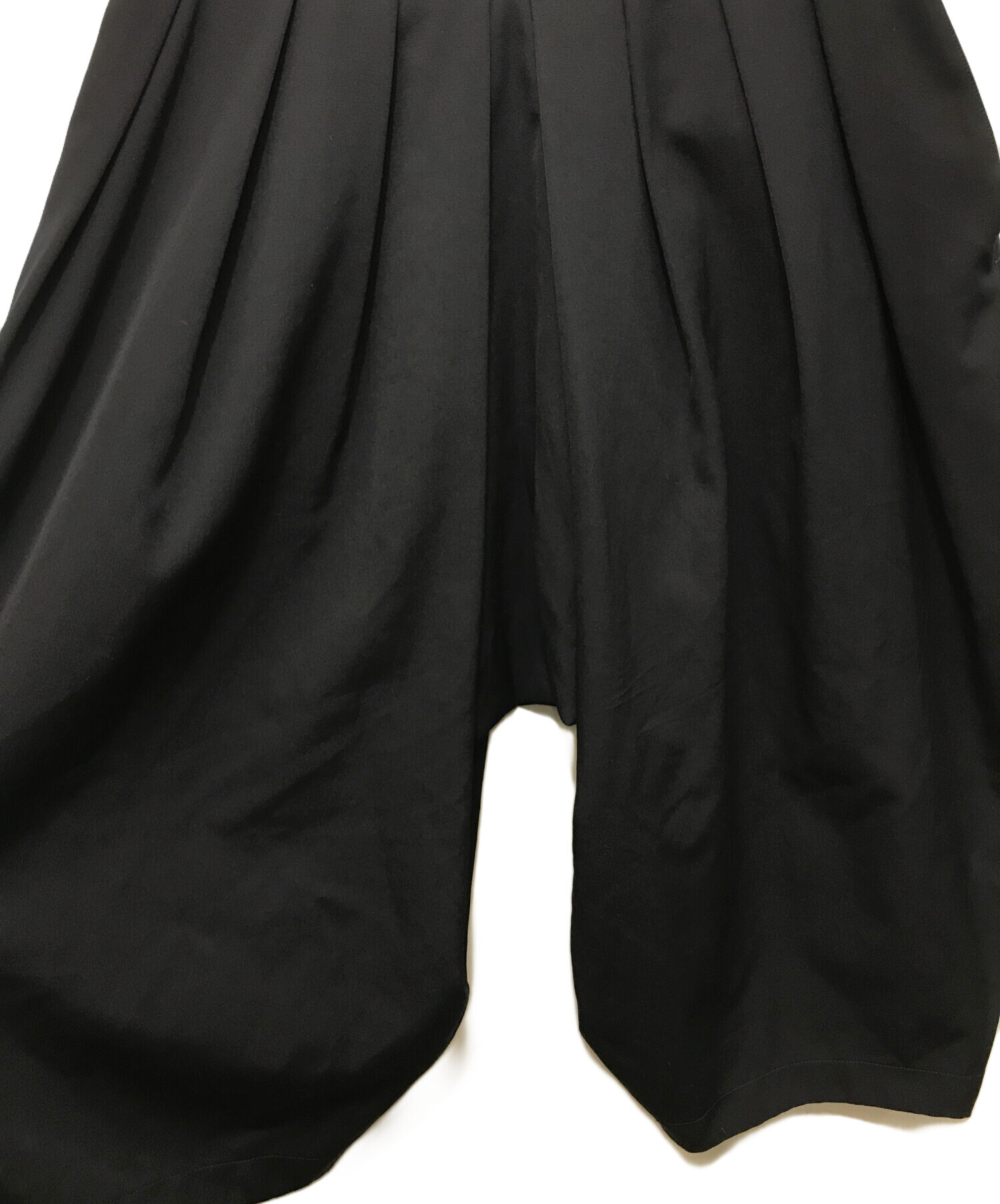 【中古】コムデギャルソン COMME des GARCONS 15AW サルエルパンツ ボトムス ギャザー タック XS 黒 ブラック レディース 中古・古着通販】COMME des GARCONS COMME des GARCONS