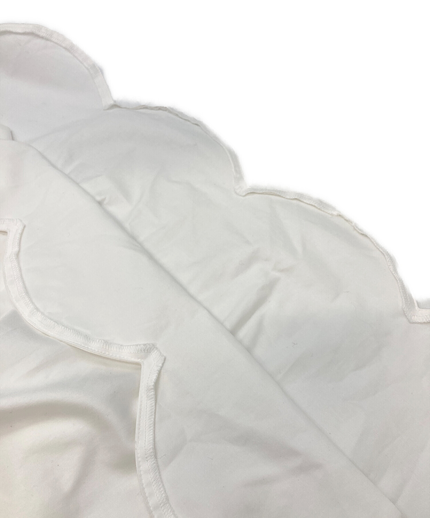 中古・古着通販】YOKO CHAN (ヨーコチャン) ヘムスカラップコットン