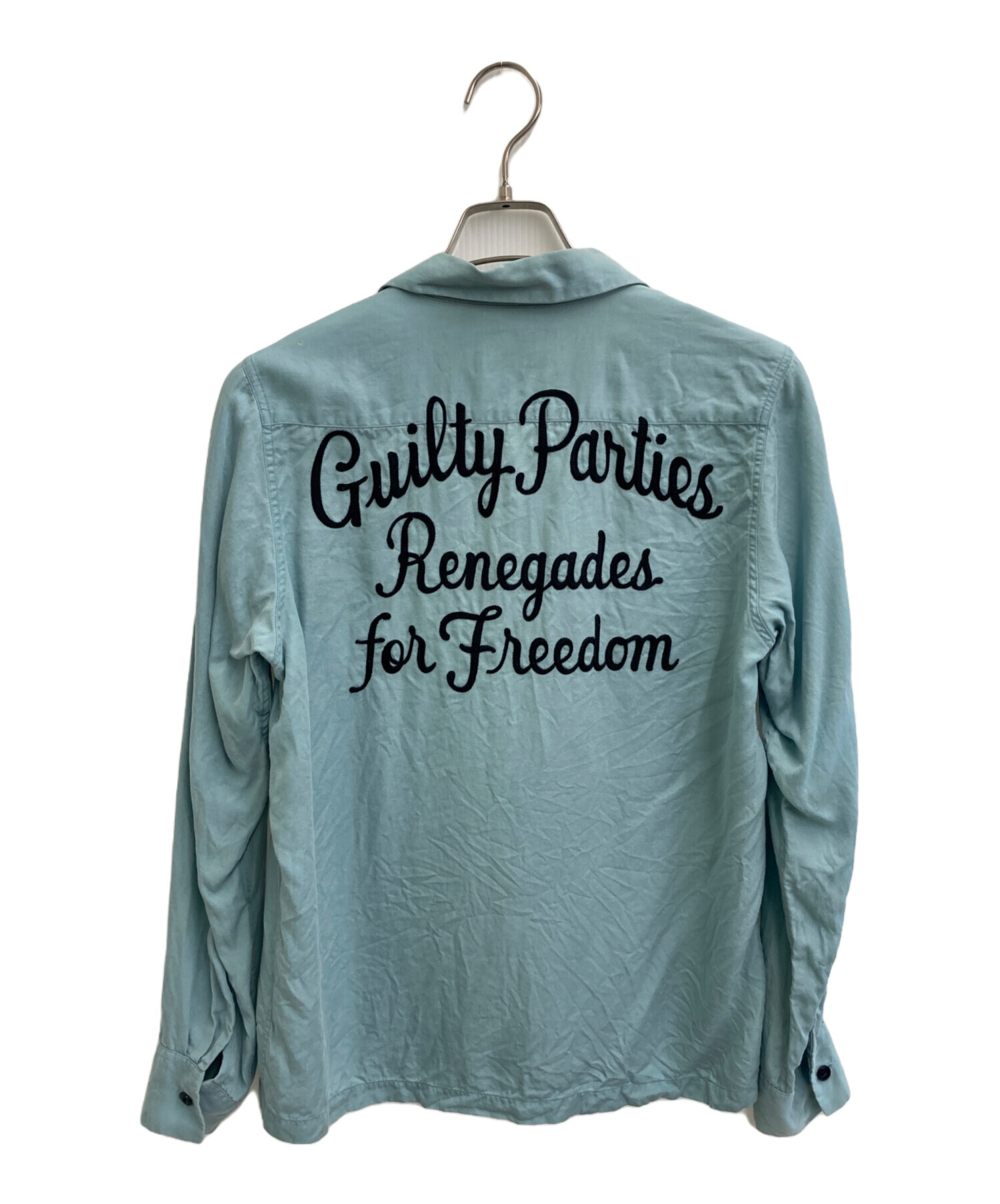 中古・古着通販】WACKO MARIA (ワコマリア) 開襟シャツ スカイブルー