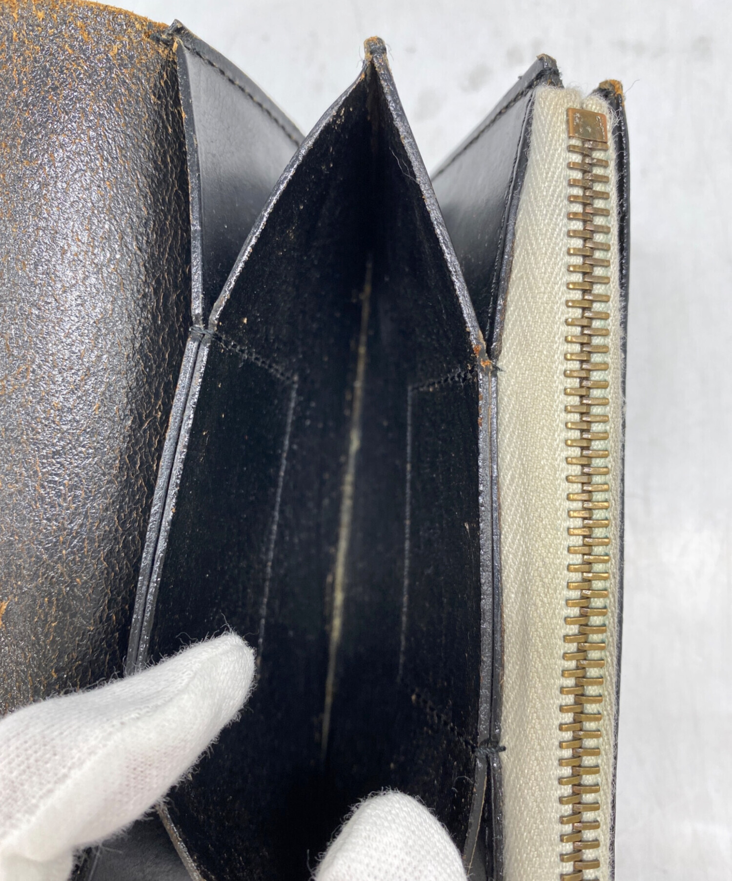 中古・古着通販】digawel (ディガウェル) 2つ折り財布 ブラック