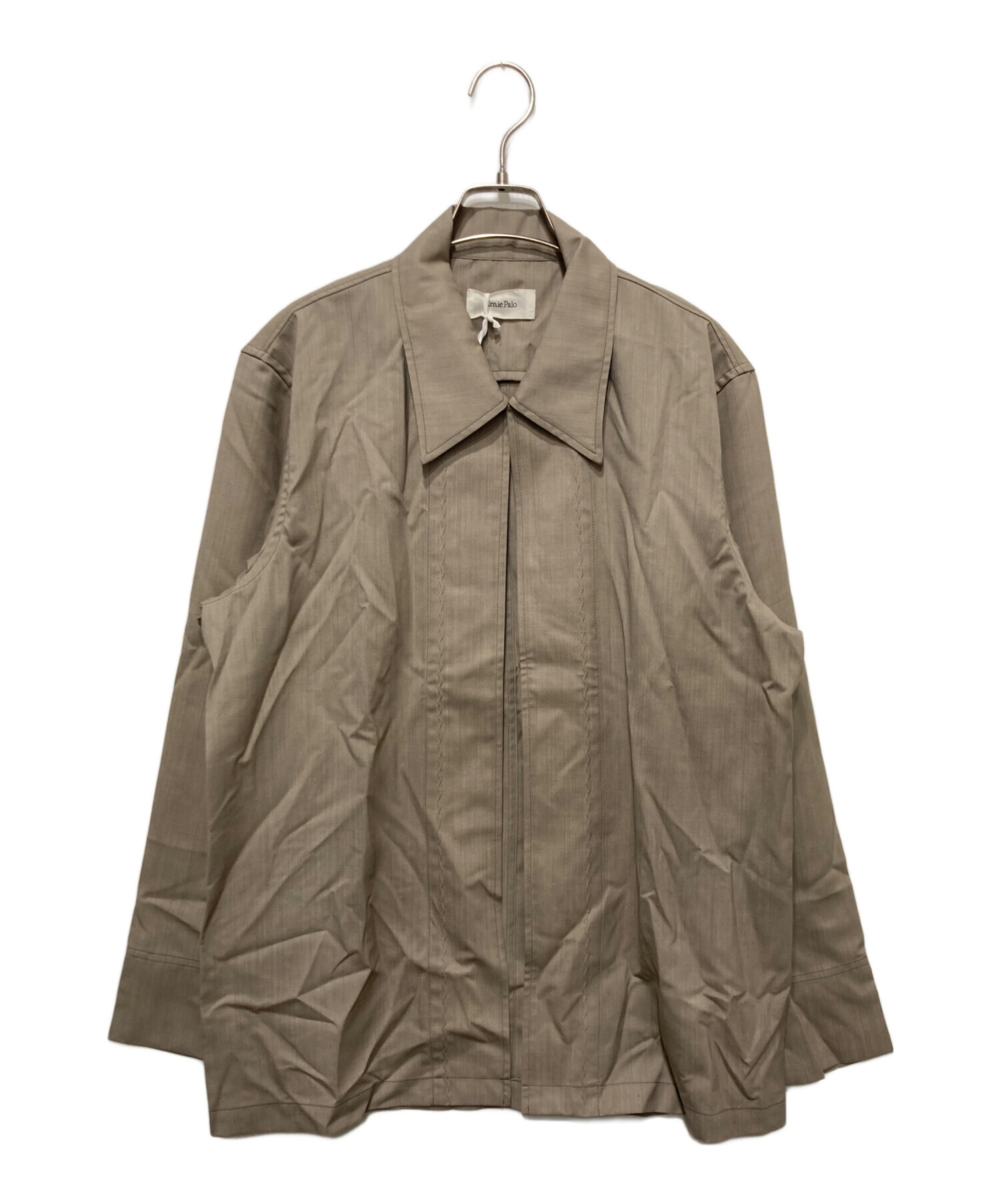 中古・古着通販】Ernie Palo (アーニーパロ) ノーボタンウールシャツ