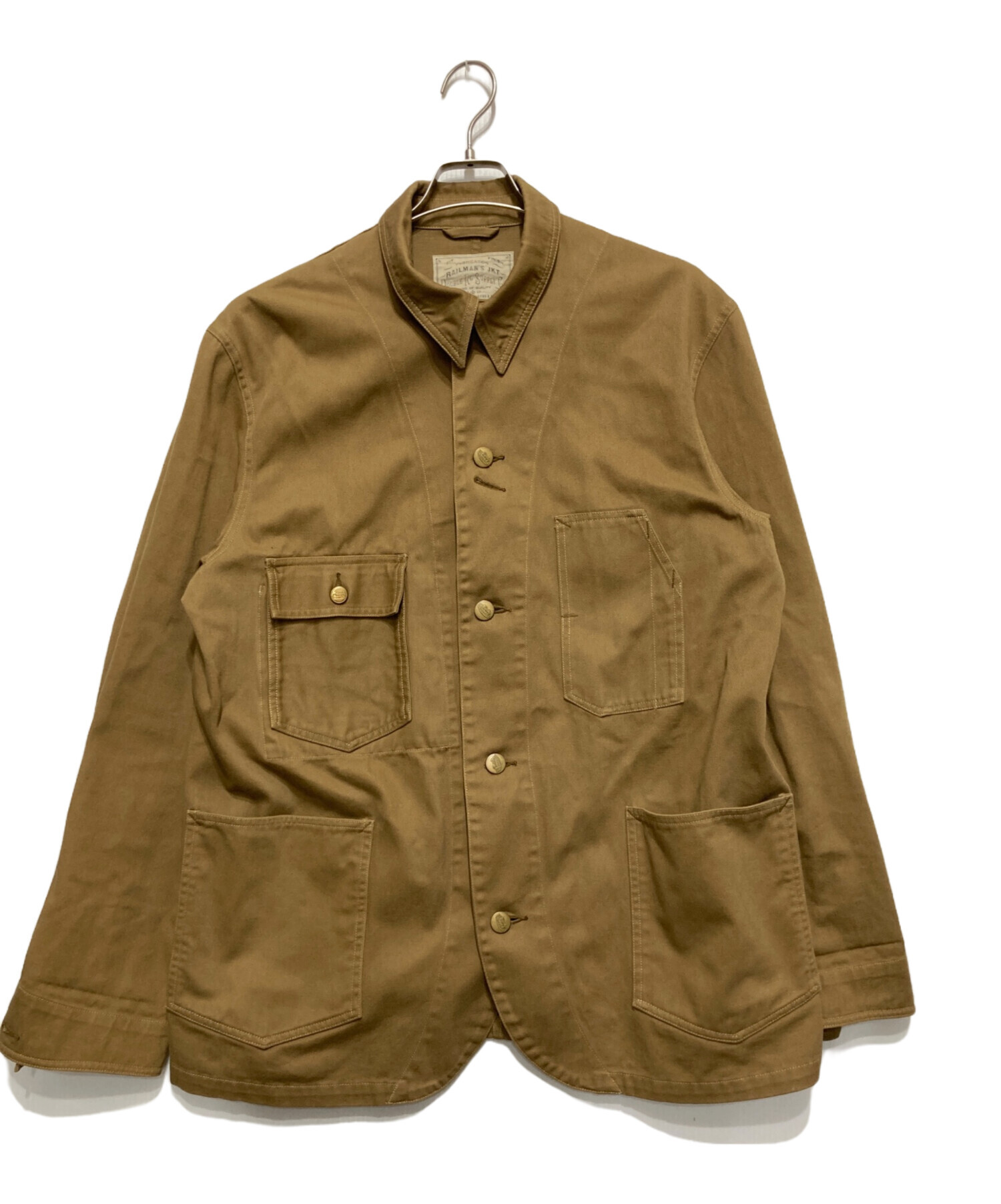 中古・古着通販】RRL (ダブルアール) RAILMAN JACKET ベージュ サイズ