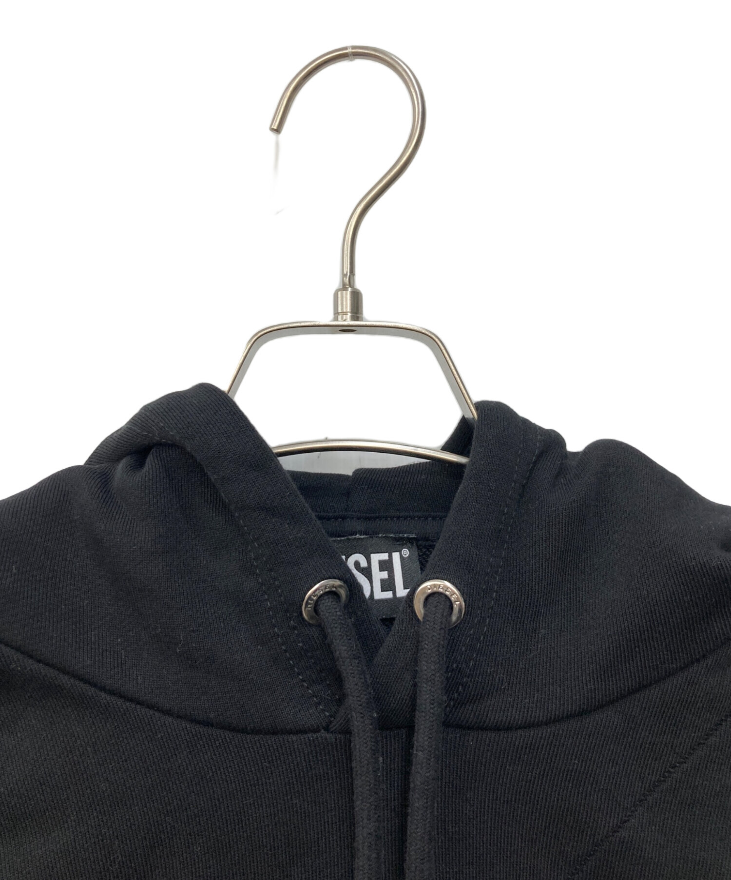 中古・古着通販】DIESEL (ディーゼル) パーカー ブラック サイズ:L