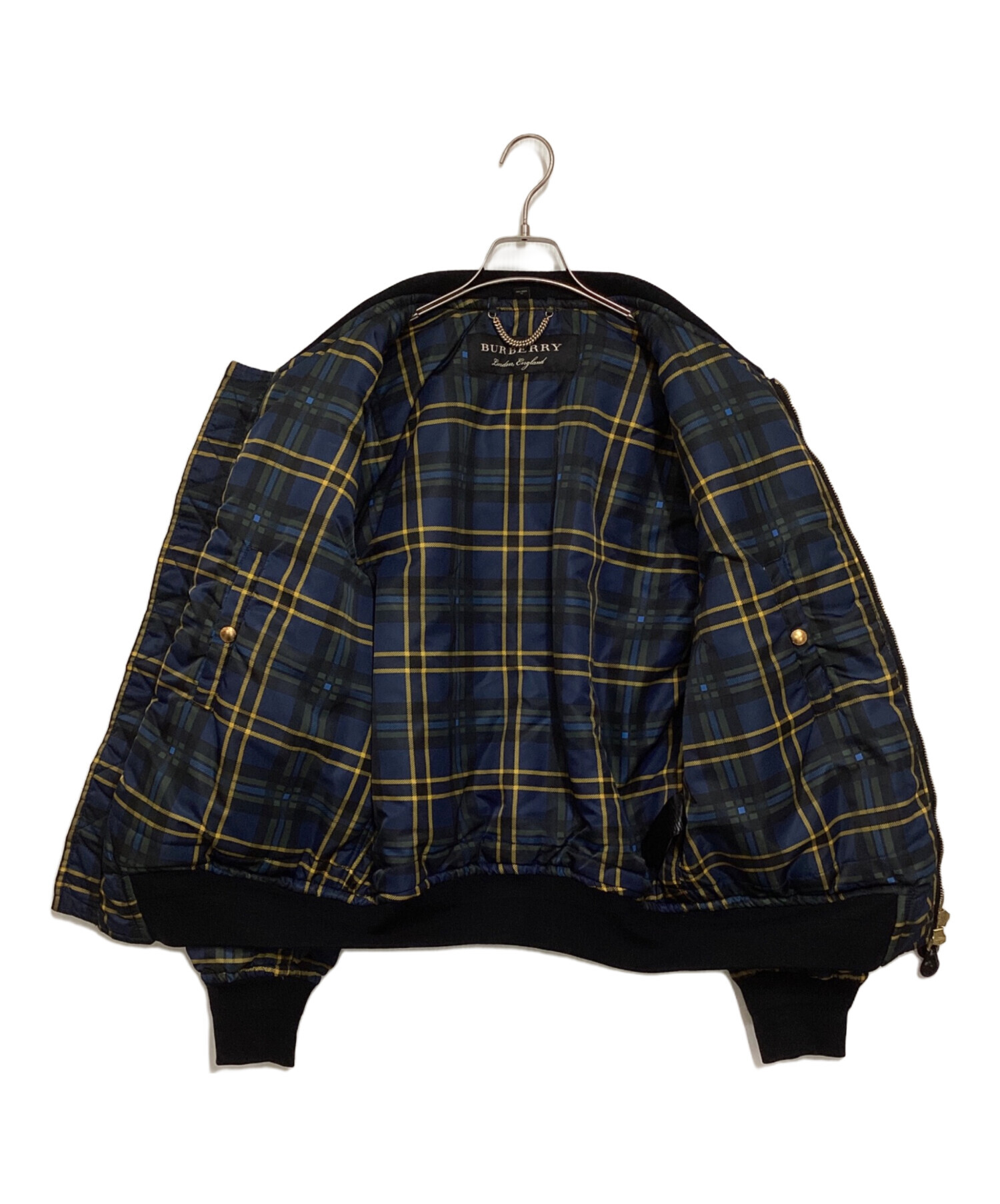中古・古着通販】BURBERRY (バーバリー) 中綿ジャケット ネイビー