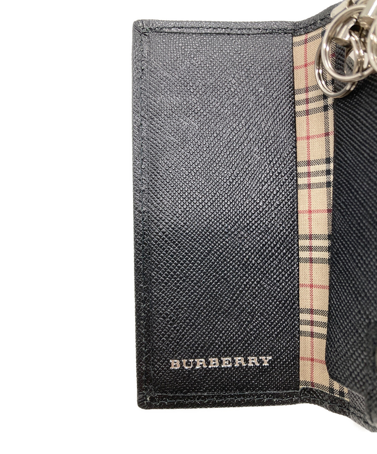 中古・古着通販】BURBERRY (バーバリー) 4連キーケース ブラック