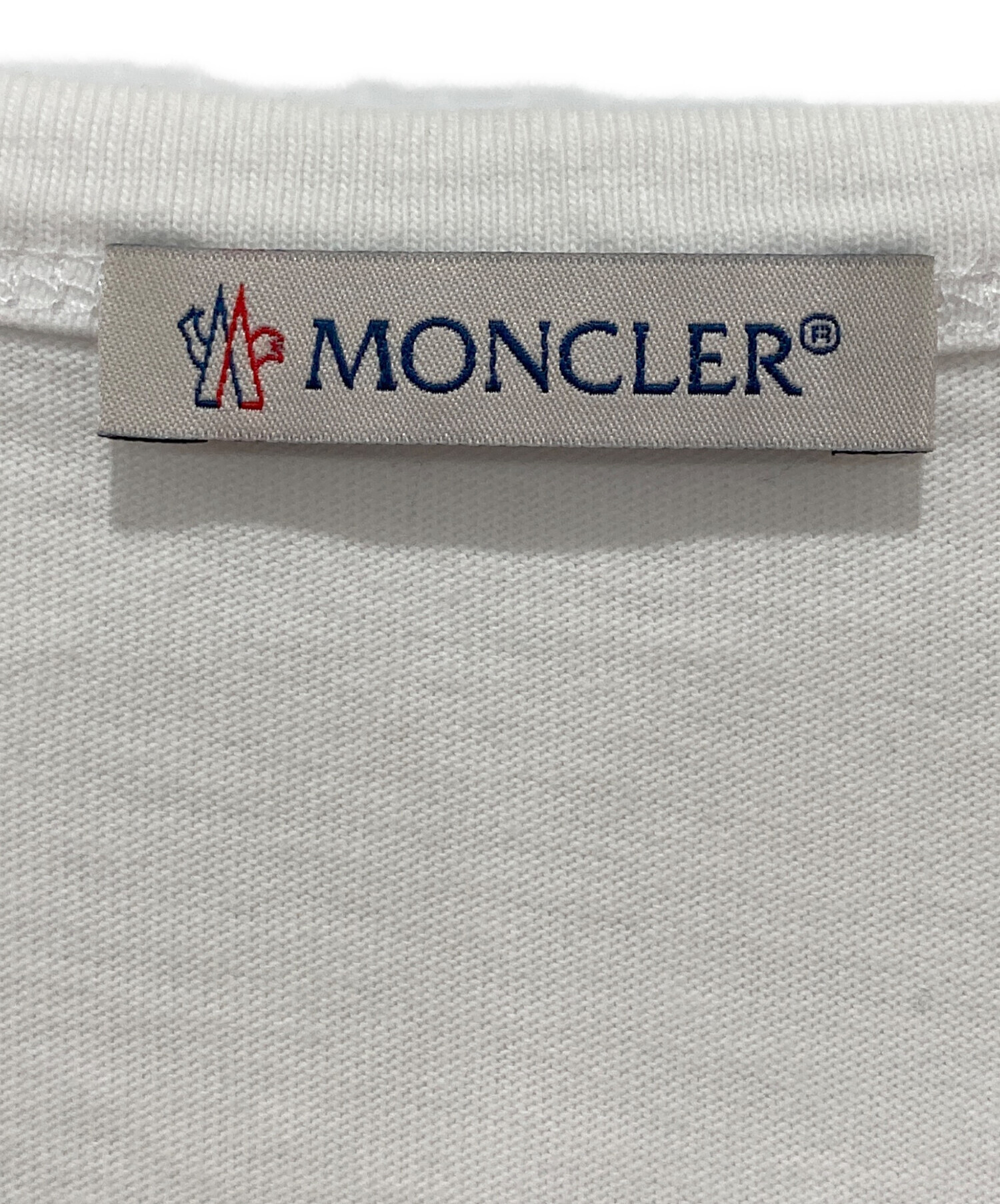 中古・古着通販】MONCLER (モンクレール) MAGLIA T-SHIRT ホワイト