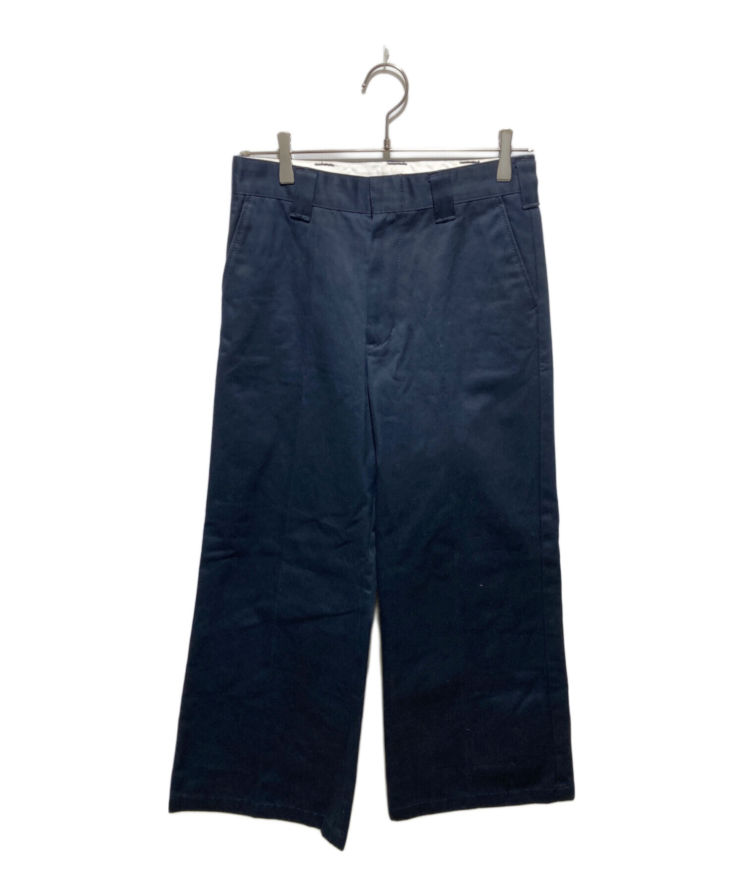 中古・古着通販】HYKE (ハイク) ワイドワークパンツ ネイビー サイズ:1