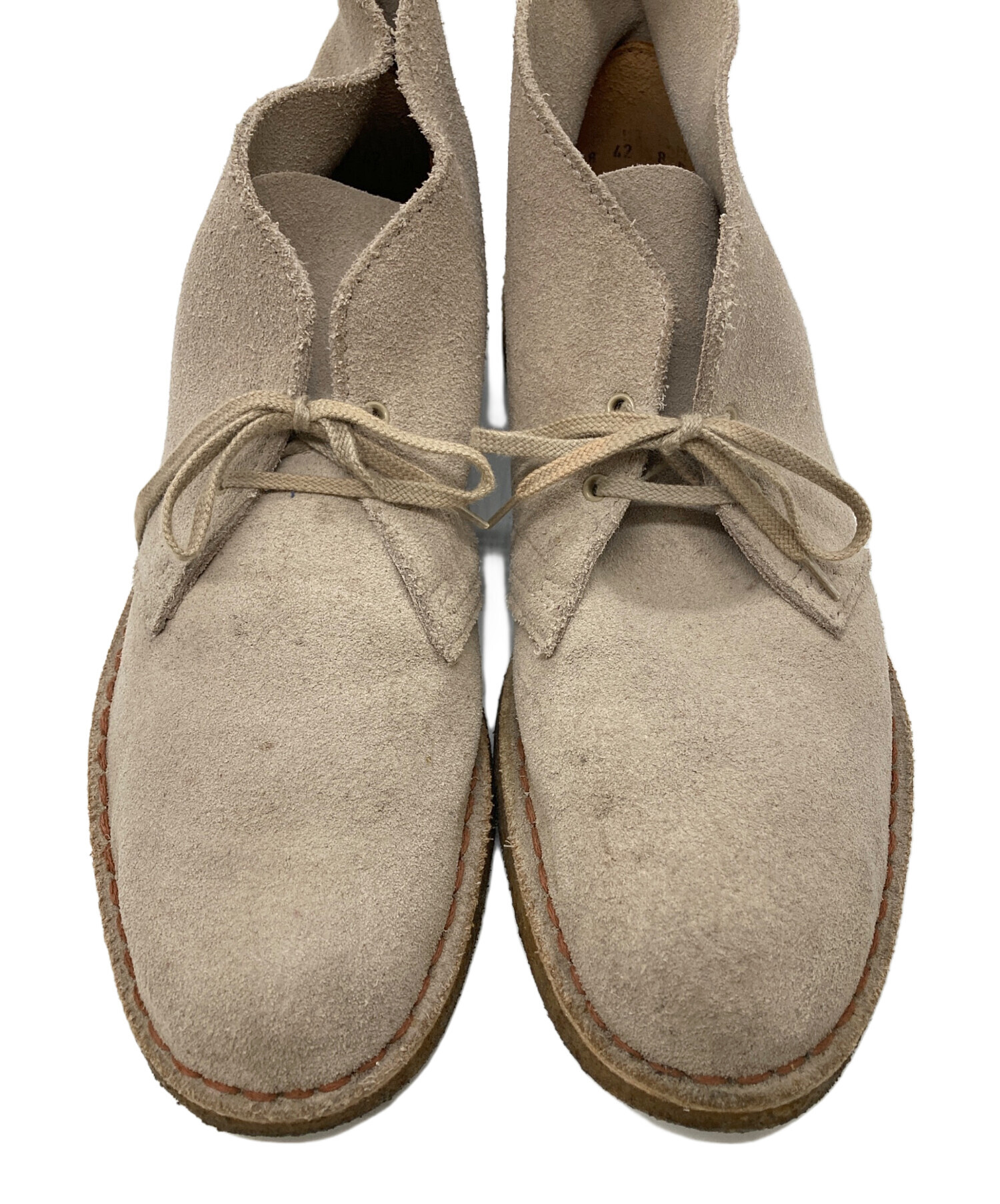 中古・古着通販】CLARKS (クラークス) デザートシューズ グレー サイズ