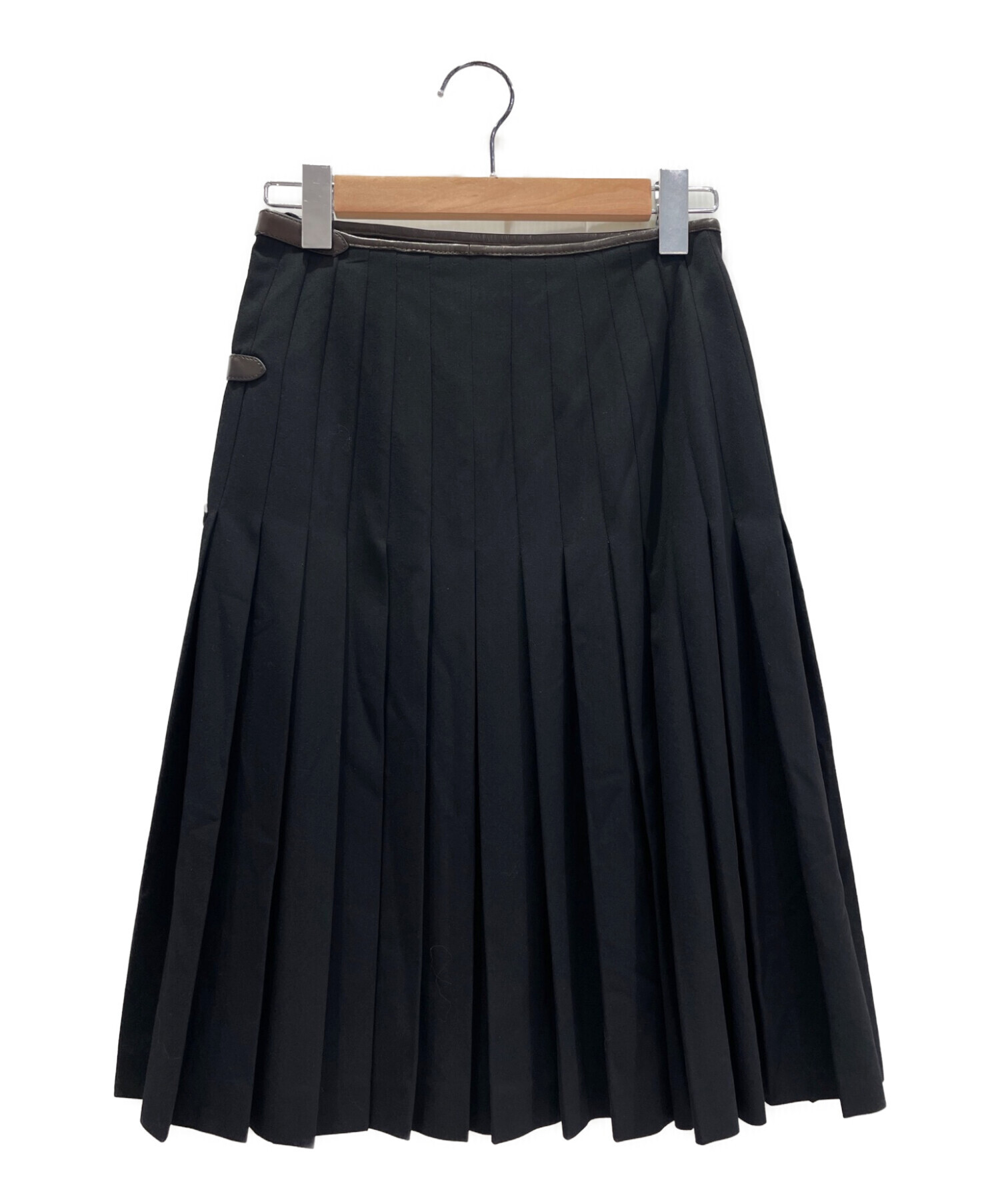 中古・古着通販】HERMES (エルメス) ケリープリーツデザインスカート