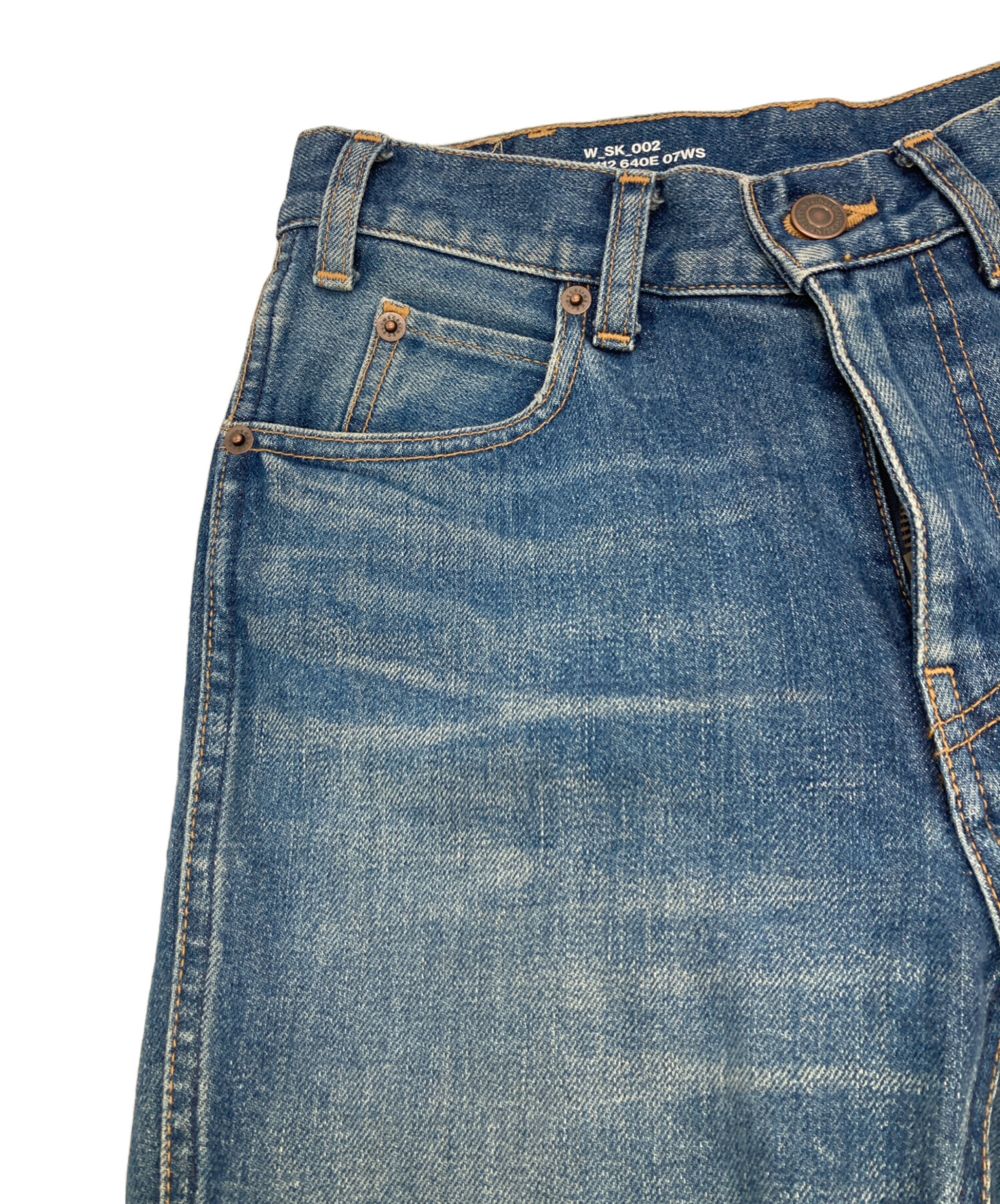 中古・古着通販】CELINE (セリーヌ) スキニーデニムパンツ ブルー