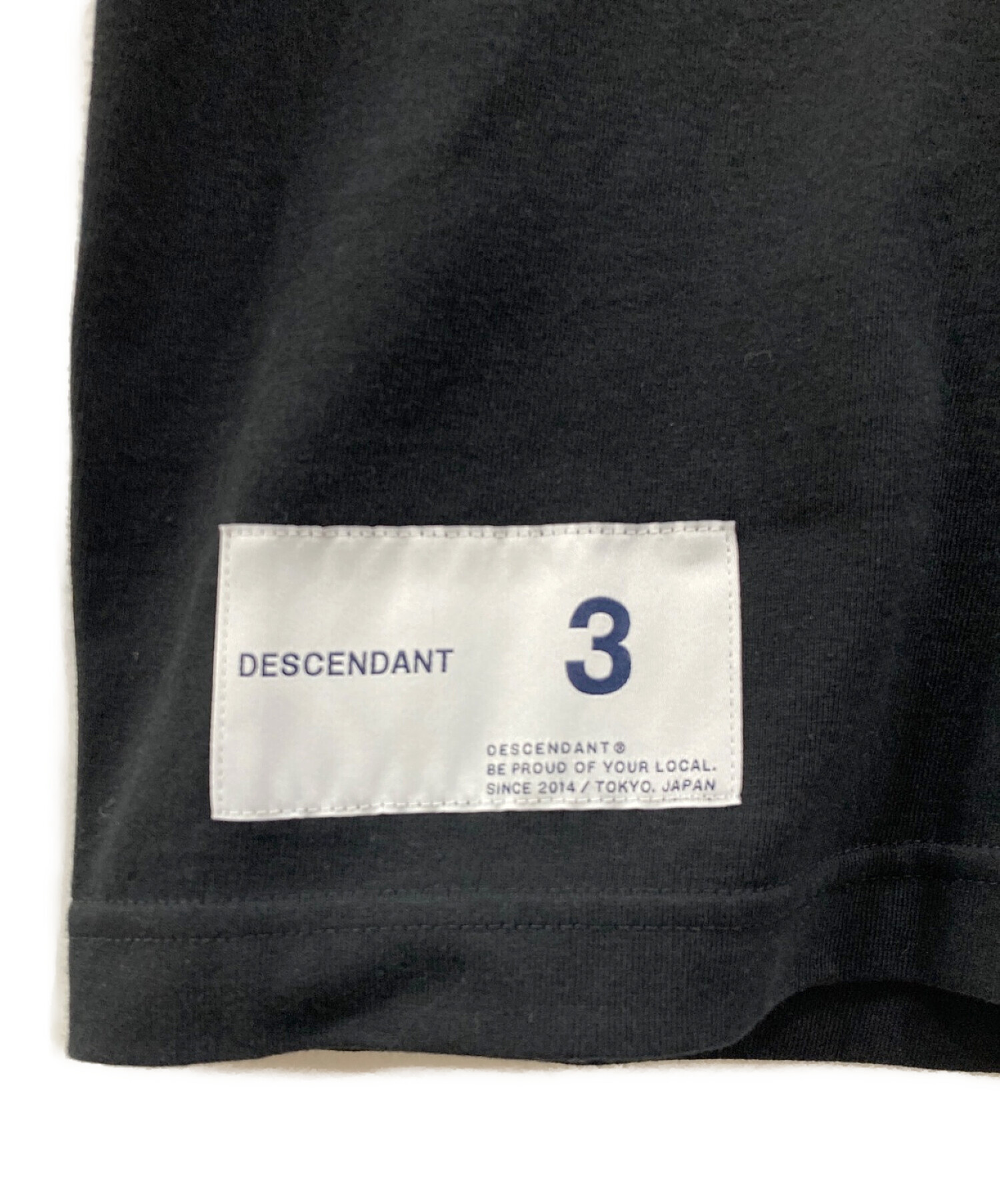 中古・古着通販】DESCENDANT (ディセンダント) Tシャツ ブラック