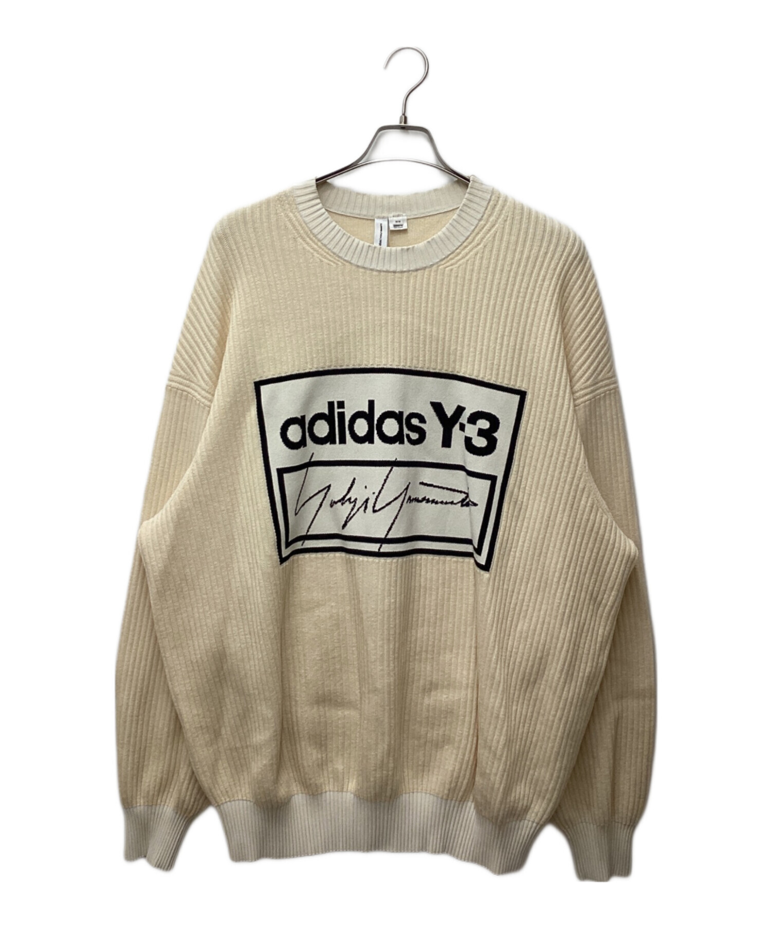 中古・古着通販】Y-3 (ワイスリー) TECH KNIT CREW SWEATER ベージュ