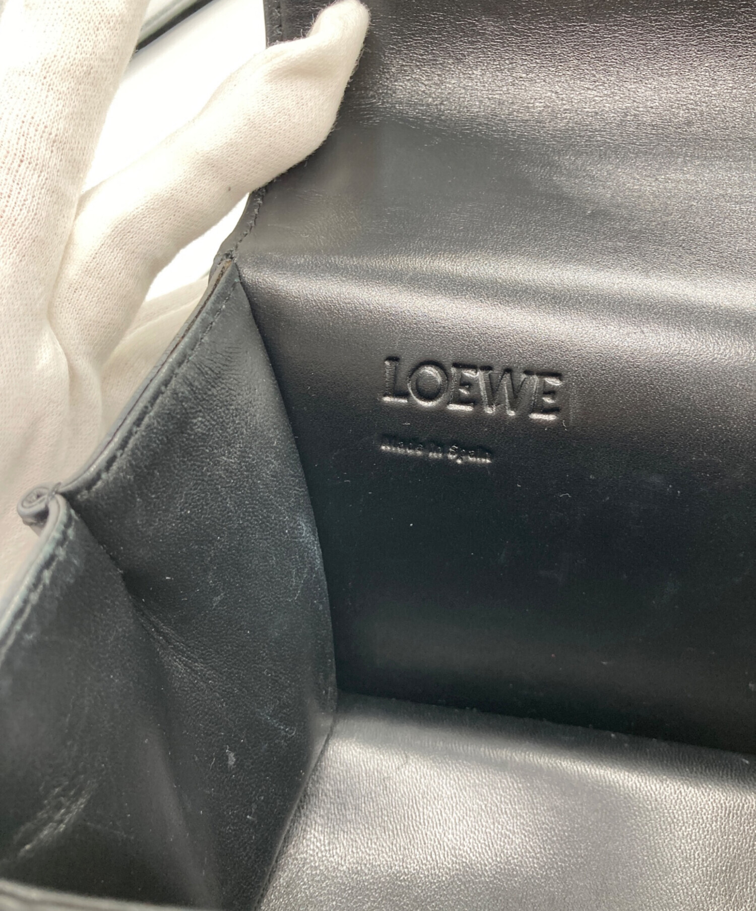 中古・古着通販】LOEWE (ロエベ) ショルダーバッグ ブラック｜ブランド