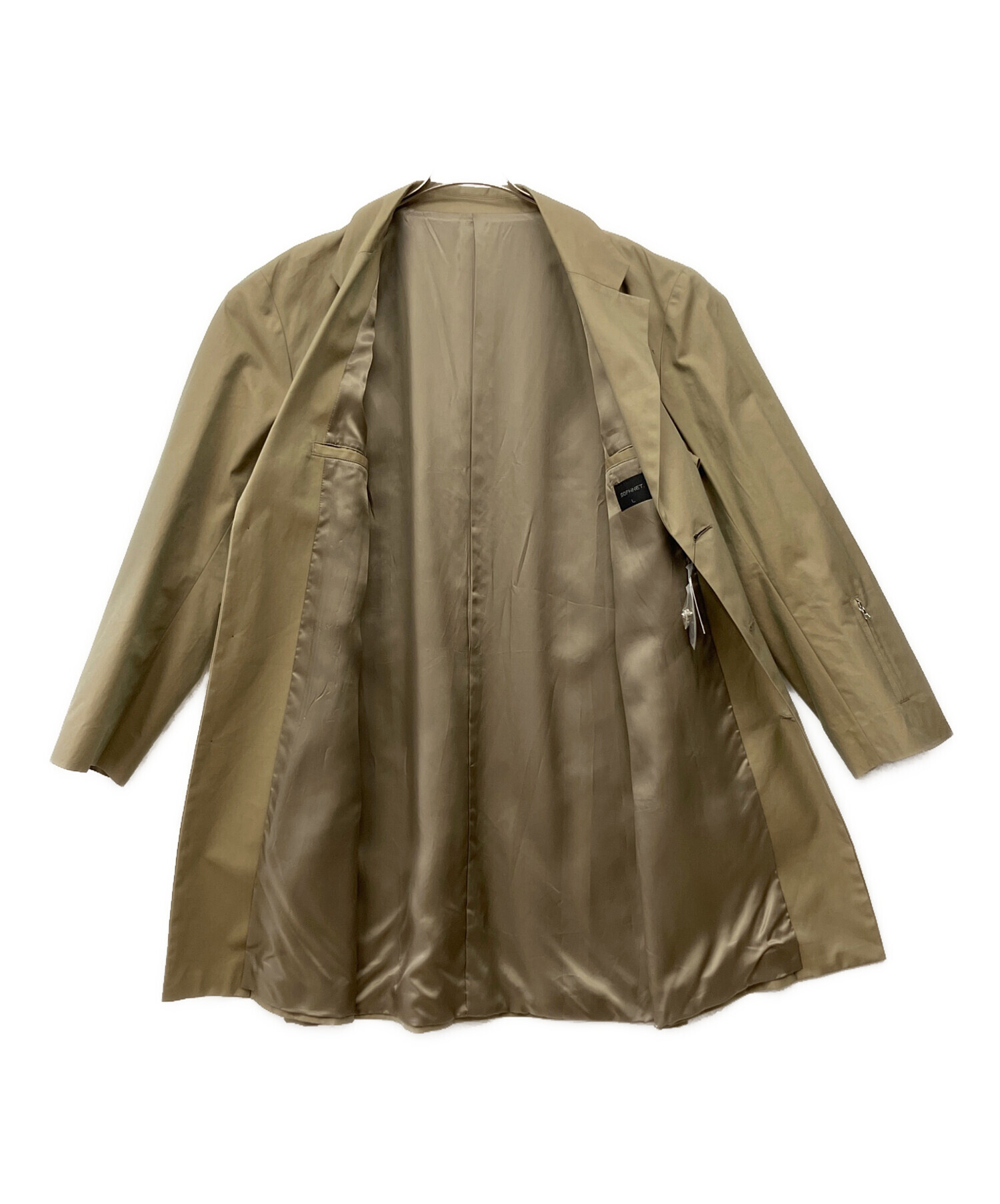 中古・古着通販】SOPHNET. (ソフネット) CHESTER FIELD JACKET カーキ