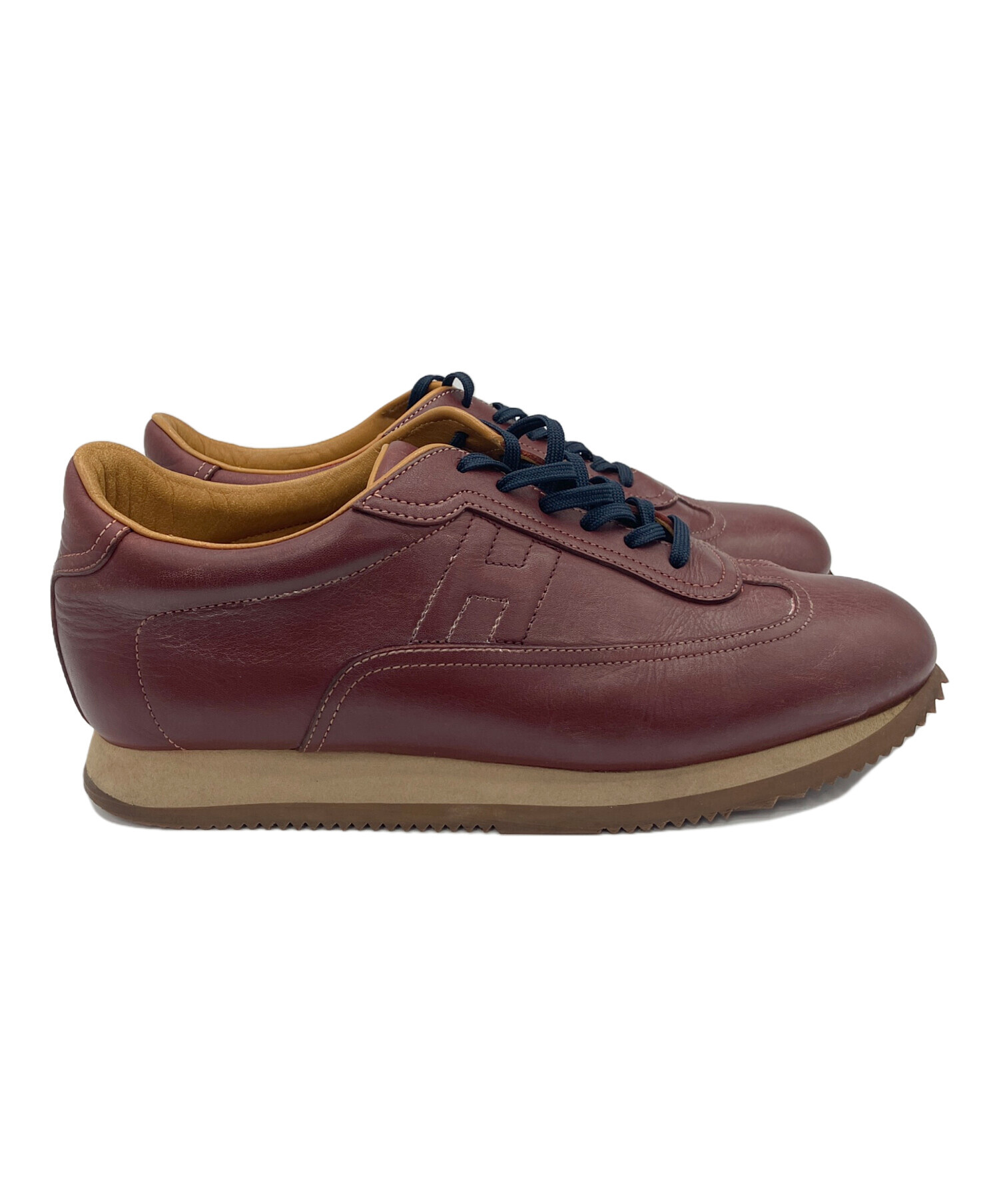 中古・古着通販】HERMES (エルメス) クイック レザースニーカー