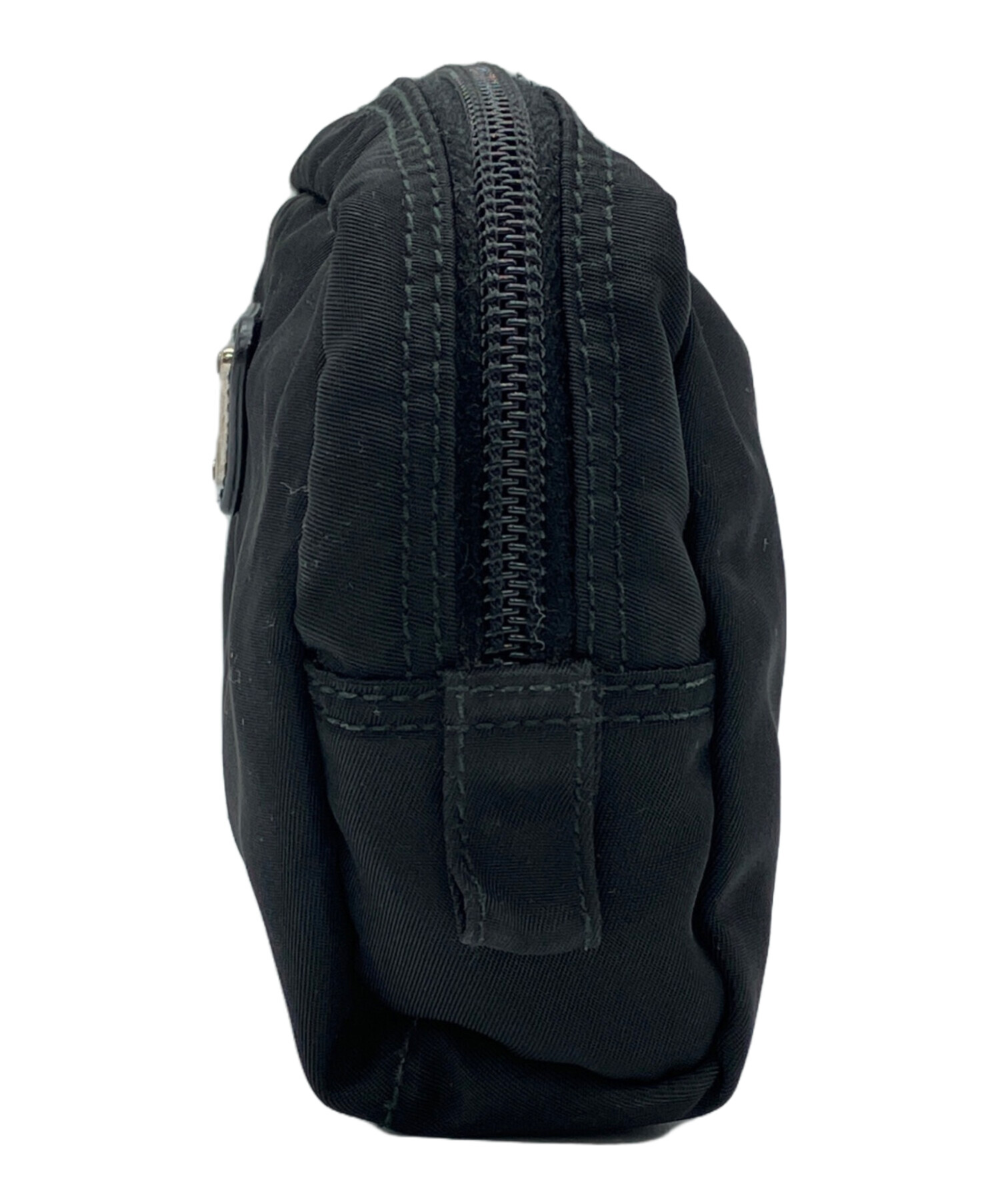 中古・古着通販】PRADA (プラダ) コスメポーチ ブラック｜ブランド