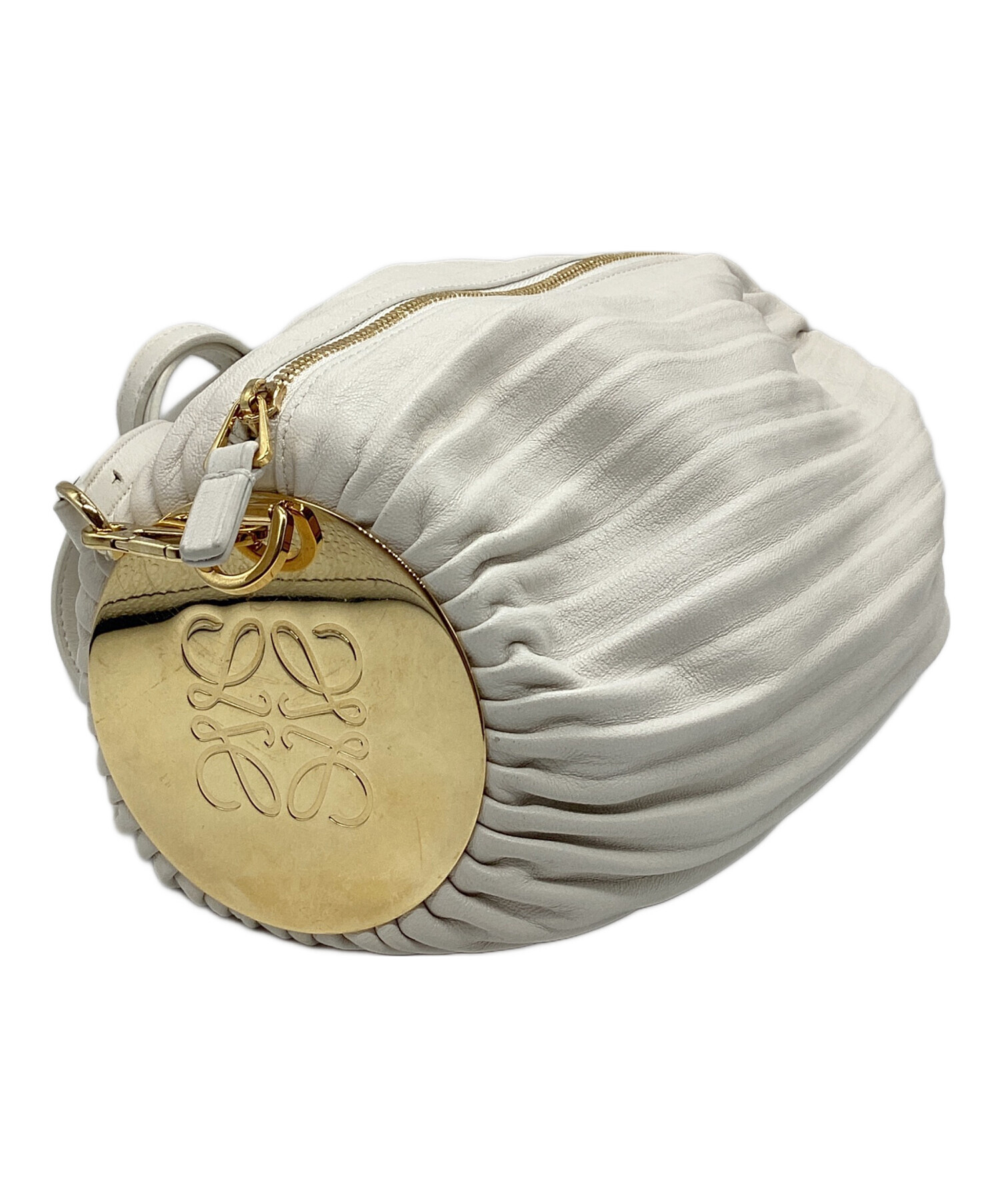 中古・古着通販】LOEWE (ロエベ) LOEWE ブレスレット ポーチ ホワイト