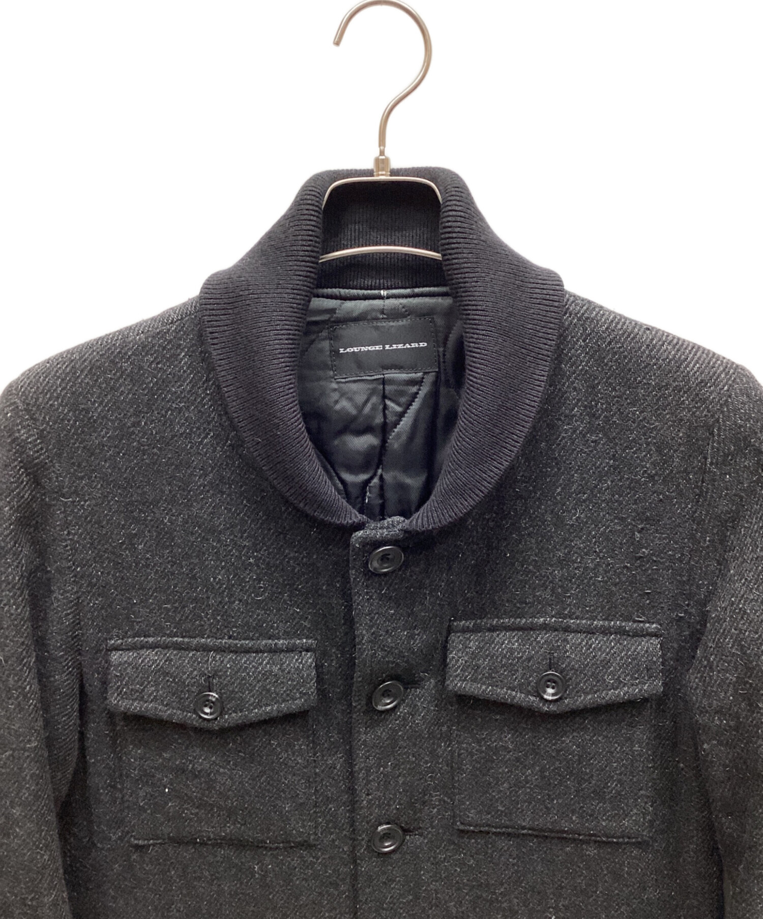 中古・古着通販】LOUNGE LIZARD (ラウンジリザード) ツイードコート