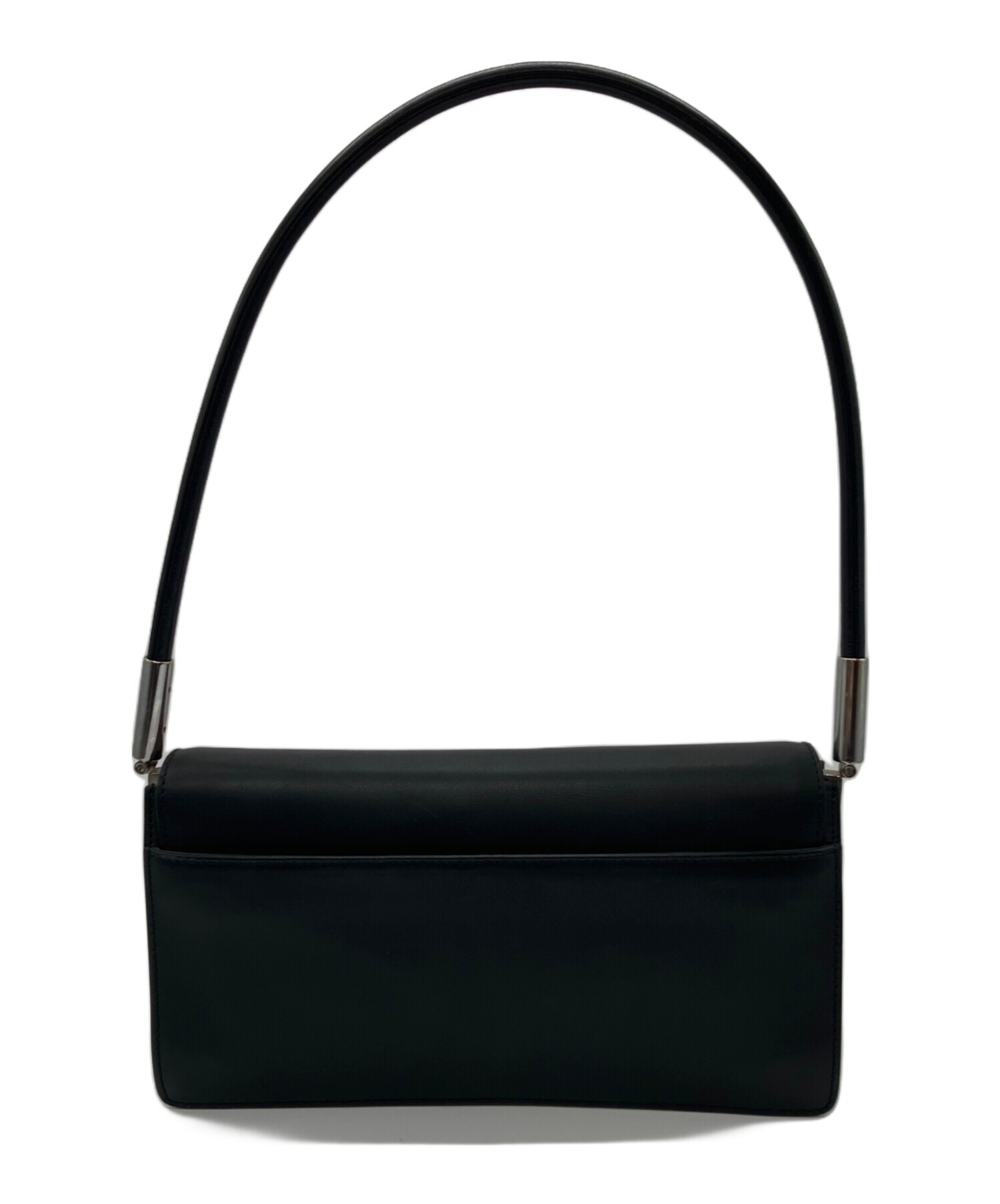 GUCCI グッチ ハンドバッグ レディース 【古着】【中古】 中古・古着通販】GUCCI (グッチ) レザーハンドバッグ ブラック