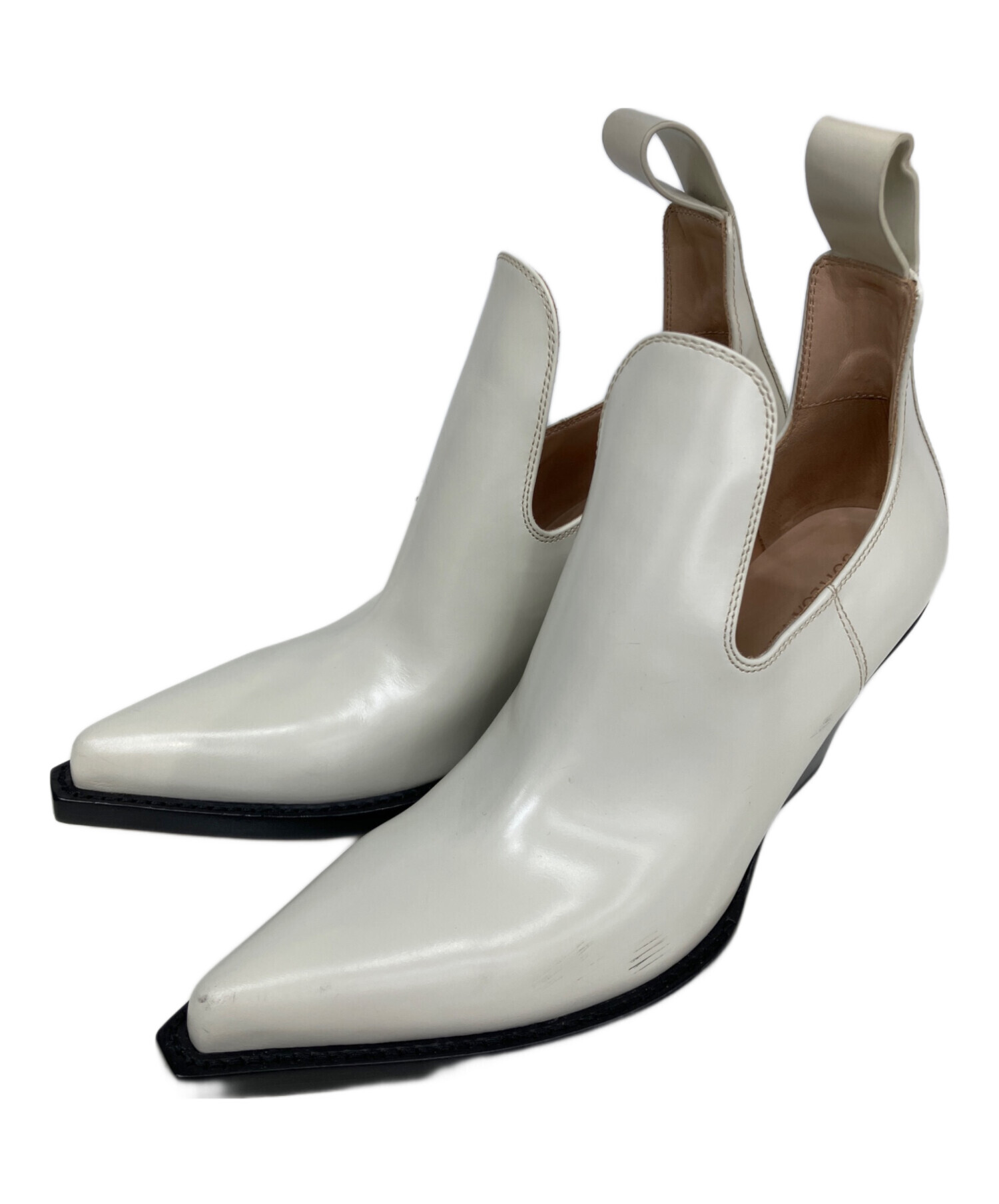 BOTTEGA VENETA ボッテガベネタ ブーツ レディース 【古着】【中古】 中古・古着通販】BOTTEGA VENETA (ボッテガベネタ) ポインテッド