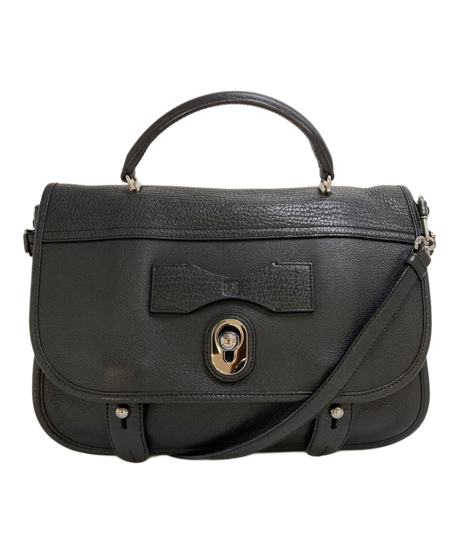 LOEWE ロエベ ショルダーバッグ レディース 【古着】【中古】 中古・古着通販】LOEWE (ロエベ) ショルダーバッグ ブラック｜ブランド