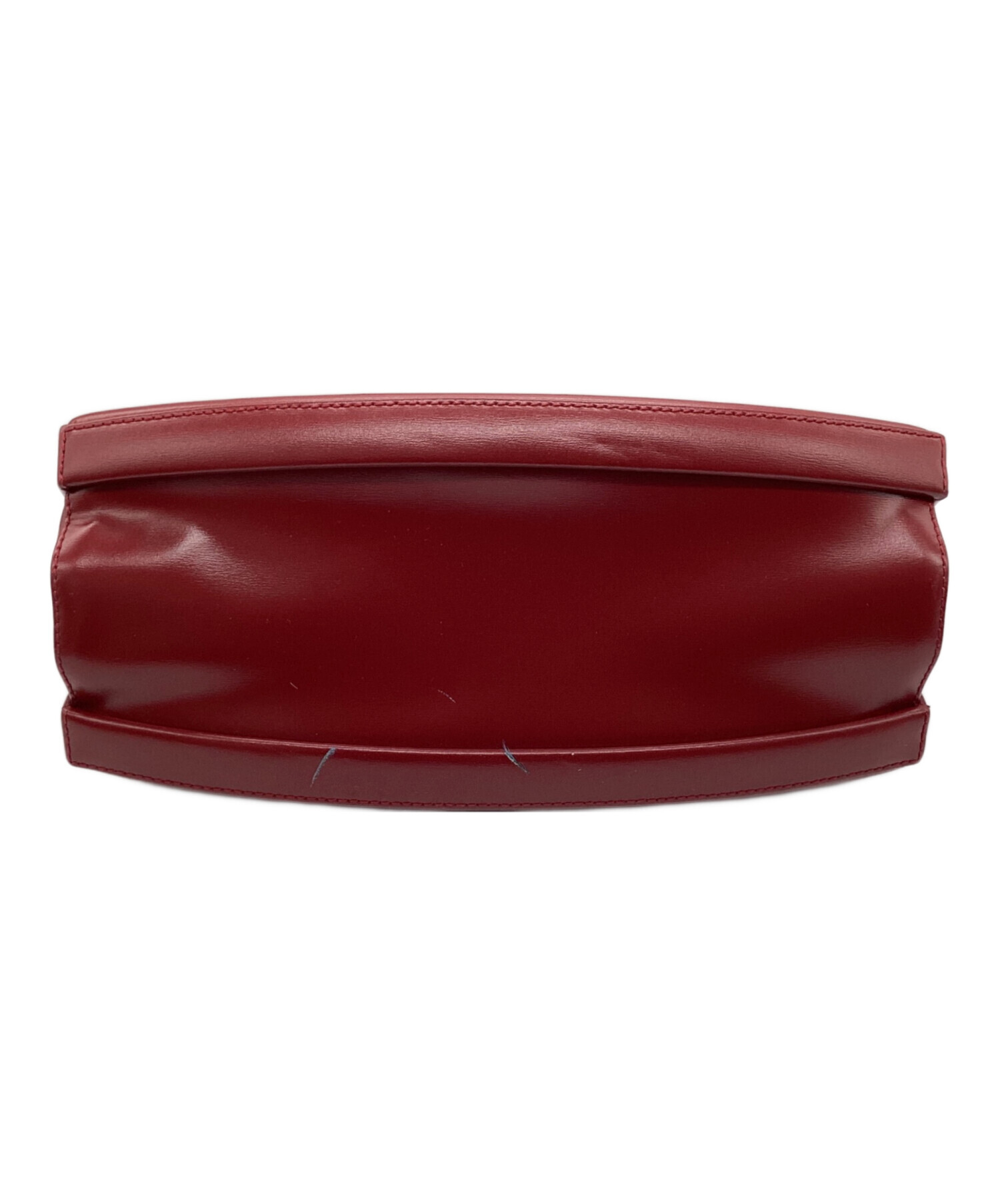 中古・古着通販】LOEWE (ロエベ) カーフレザーミニハンドバッグ レッド