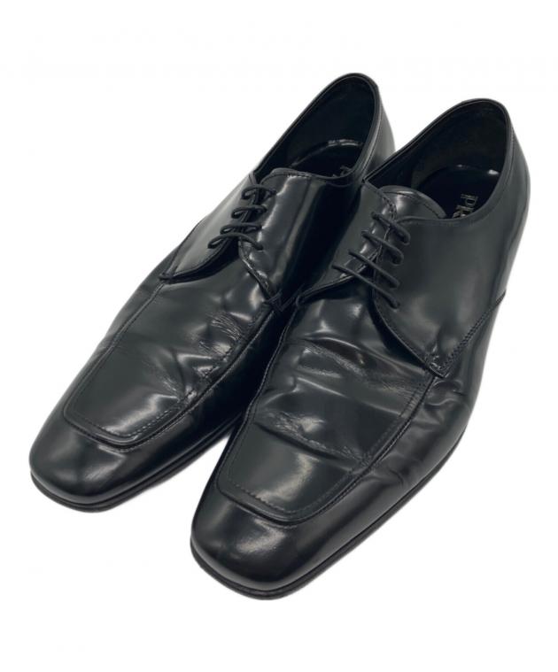 中古・古着通販】PRADA (プラダ) ドレスシューズ ブラック サイズ:8 1
