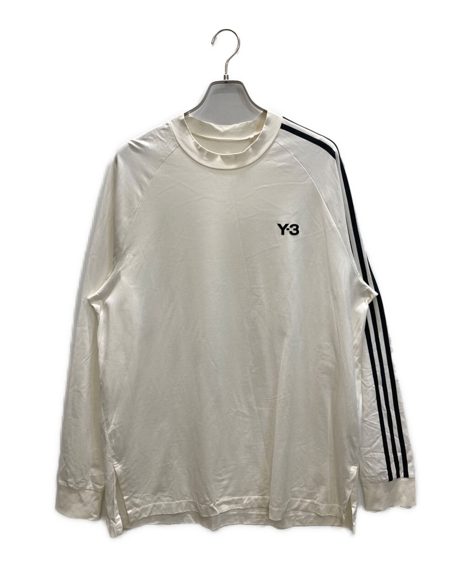 中古・古着通販】Y-3 (ワイスリー) 3S LS TEE ホワイト サイズ:SIZE L