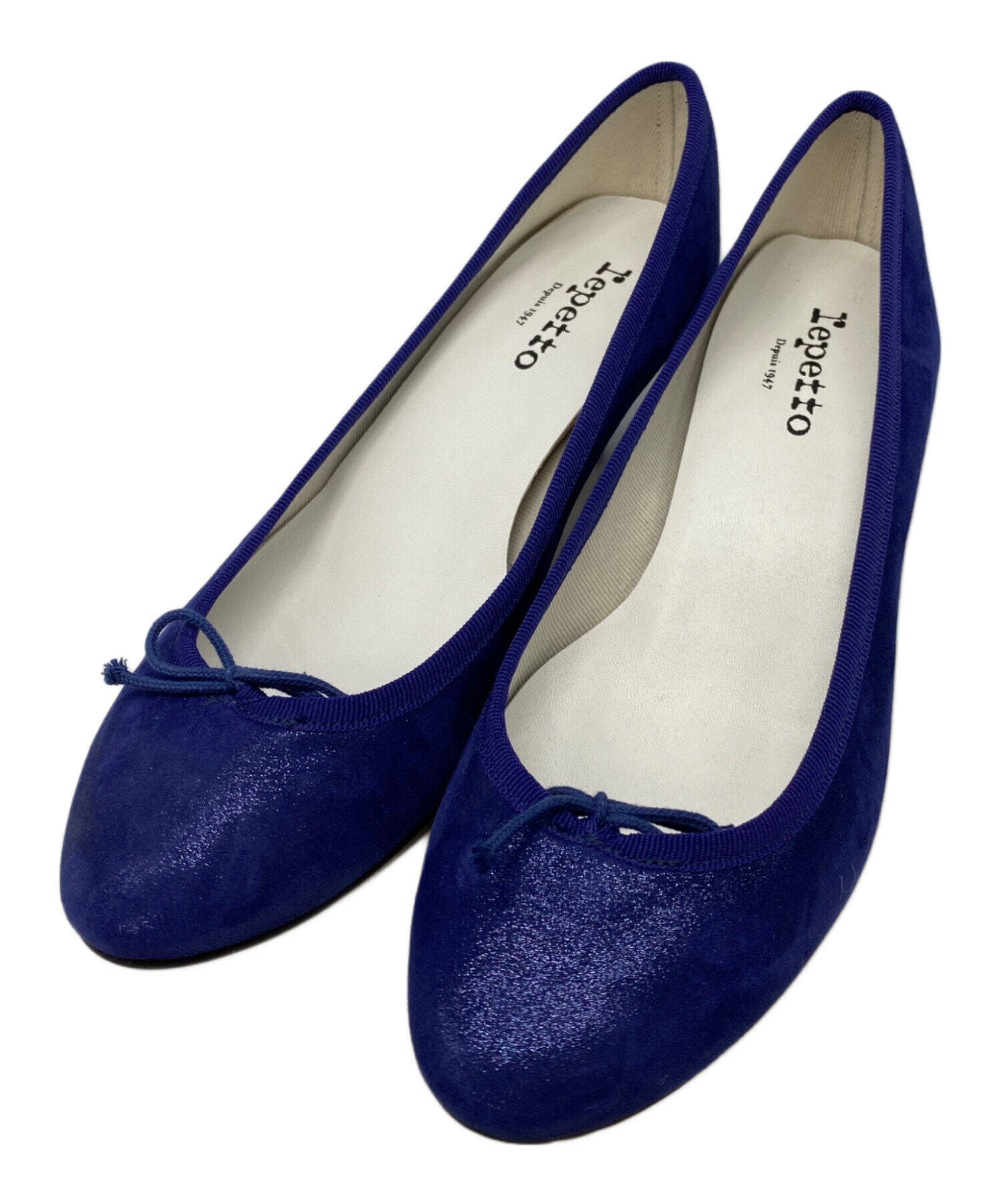 中古・古着通販】repetto (レペット) ヒールパンプス ブルー サイズ