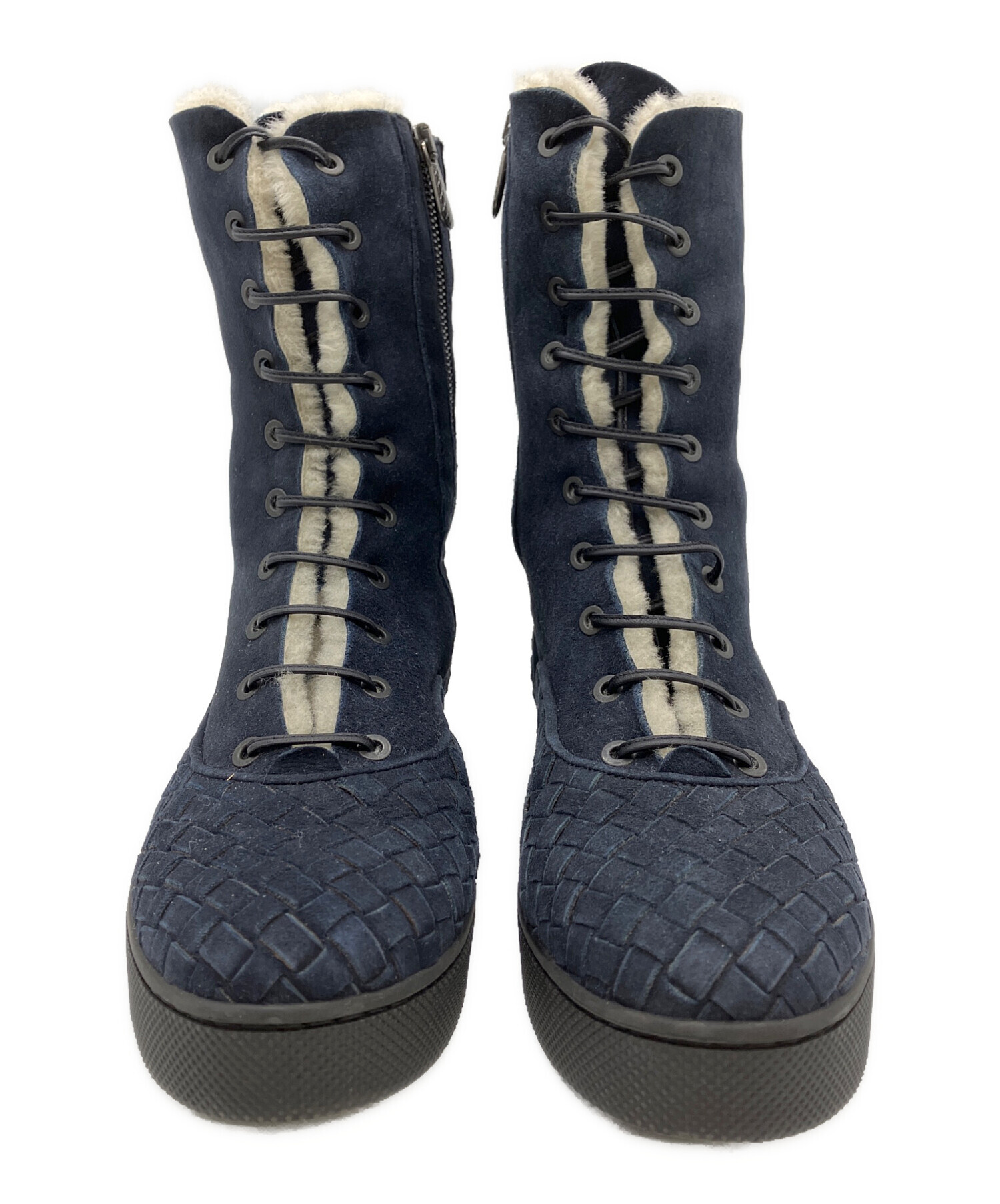 BOTTEGA VENETA ボッテガベネタ ブーツ レディース 【古着】【中古】 中古・古着通販】BOTTEGA VENETA (ボッテガベネタ) レースアップ