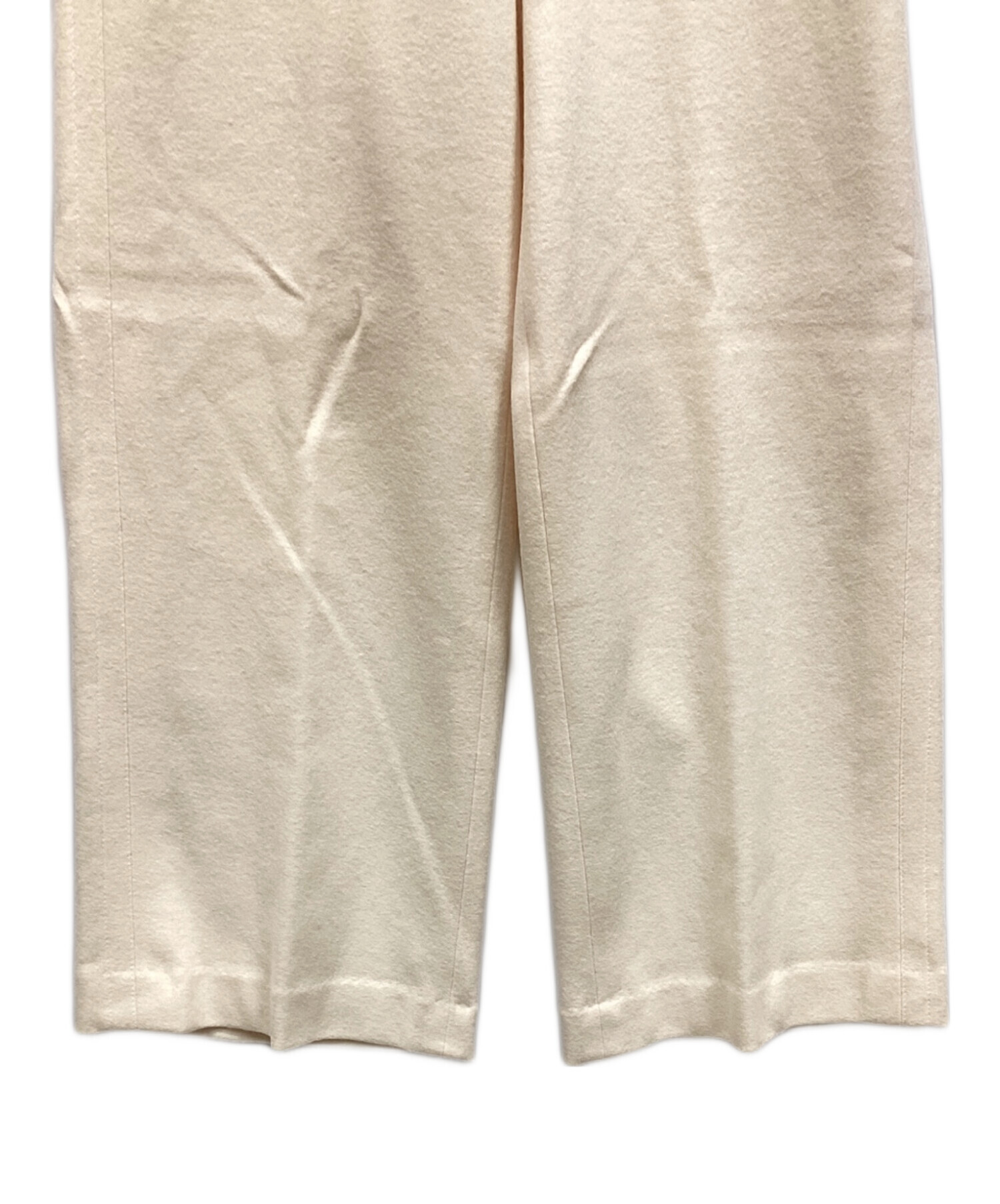 中古・古着通販】theory (セオリー) ウールパンツ アイボリー サイズ:P