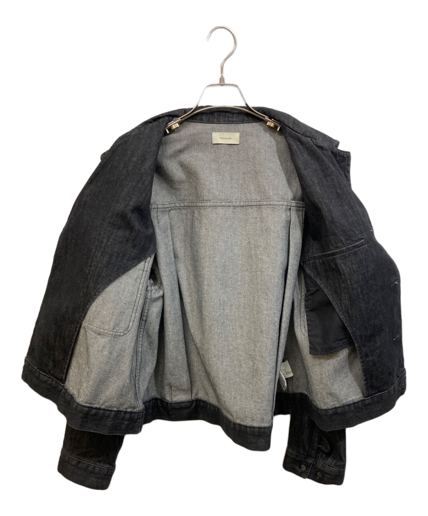 中古・古着通販】Toironier (トワロニエ) Denim Trucker Jacket グレー