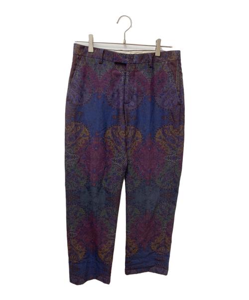 中古・古着通販】ETRO (エトロ) ペイズリー柄スラックス パープル