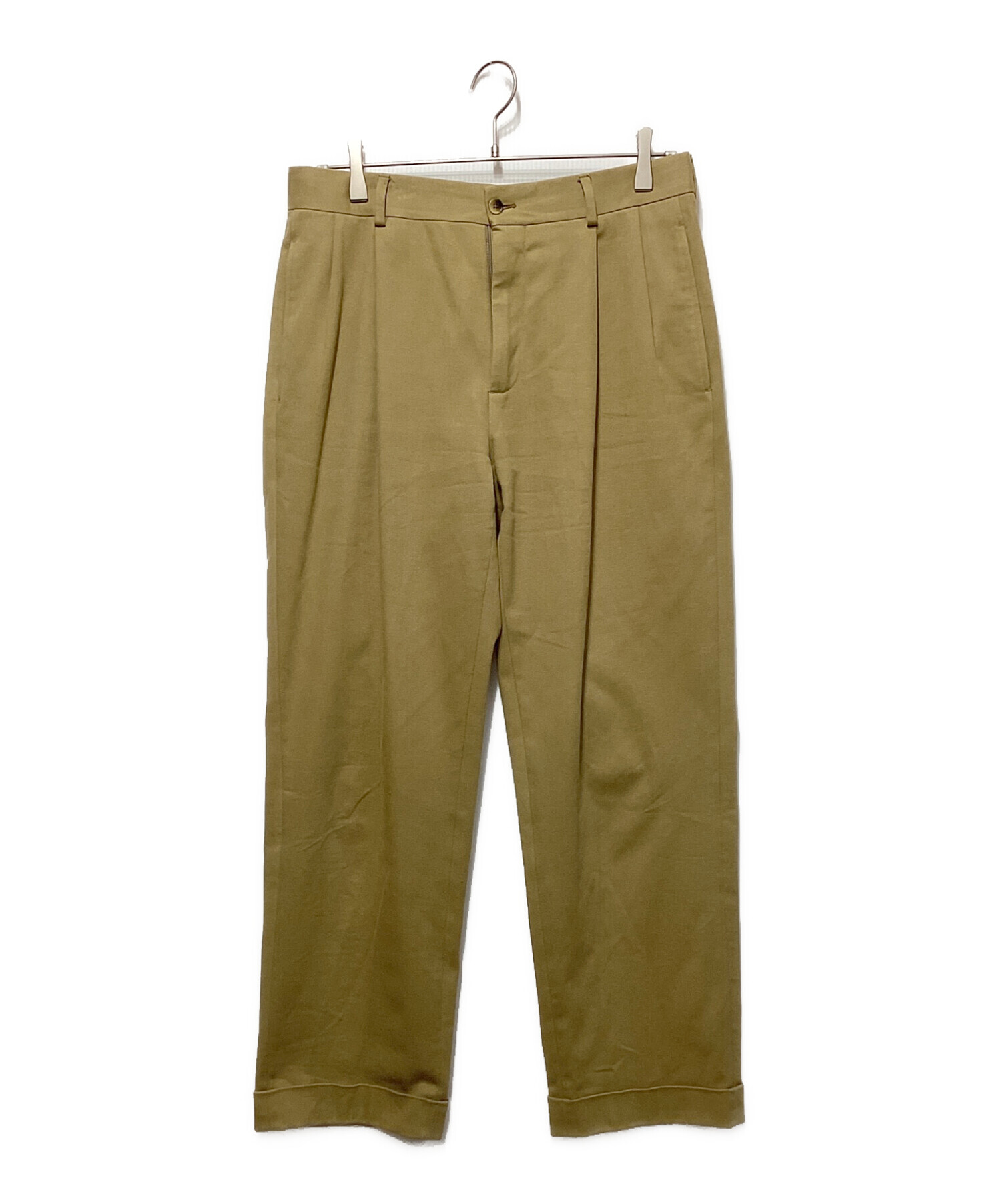 CARUSO カルーゾ スラックス メンズ 【古着】【中古】 中古・古着通販】CARUSO (カルーゾ) 2タックコットンスラックスパンツ