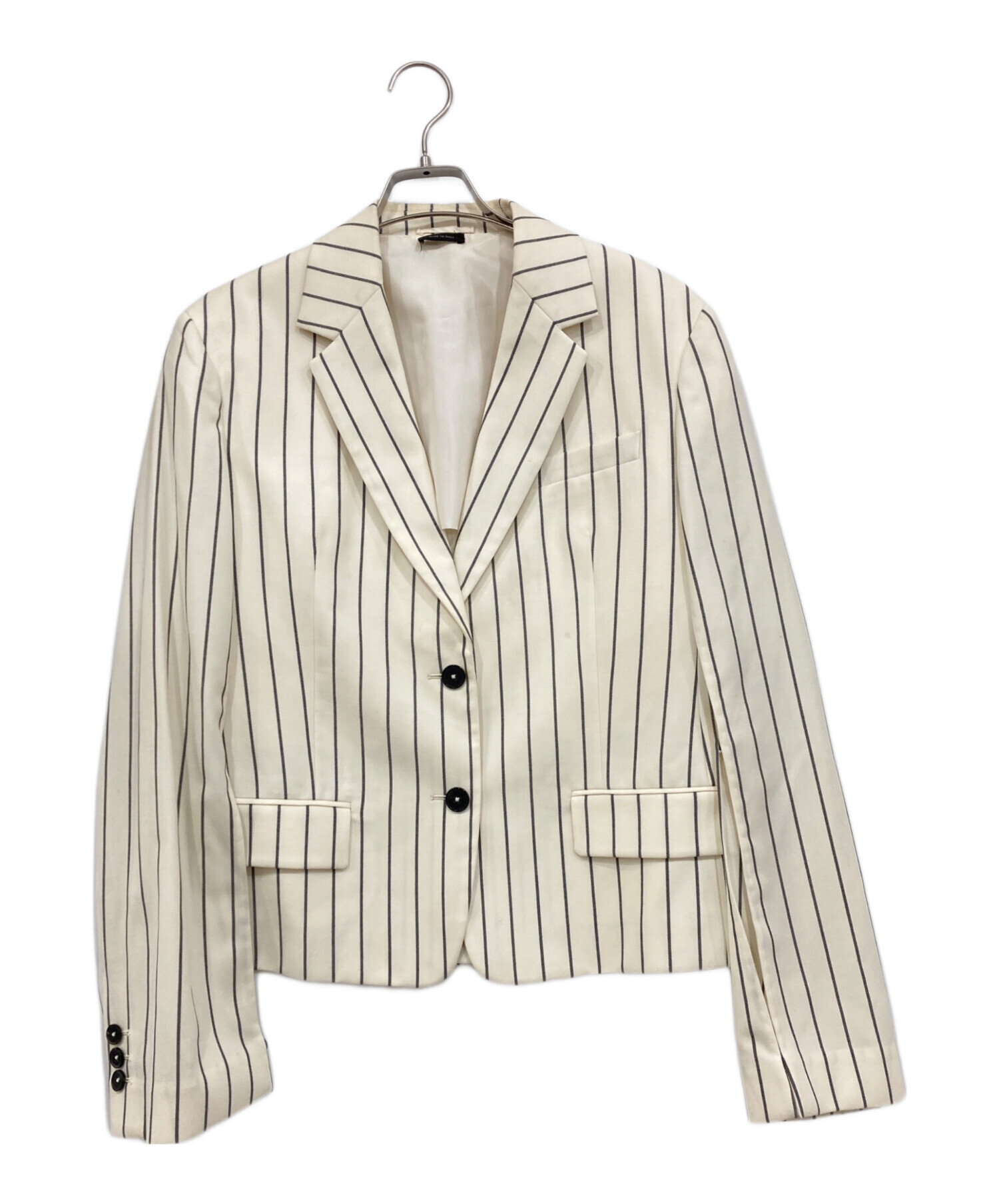 JIL SANDER ジルサンダー テーラードジャケット レディース 【古着】【中古】 中古・古着通販】JIL SANDER (ジルサンダー) ストライプテーラード