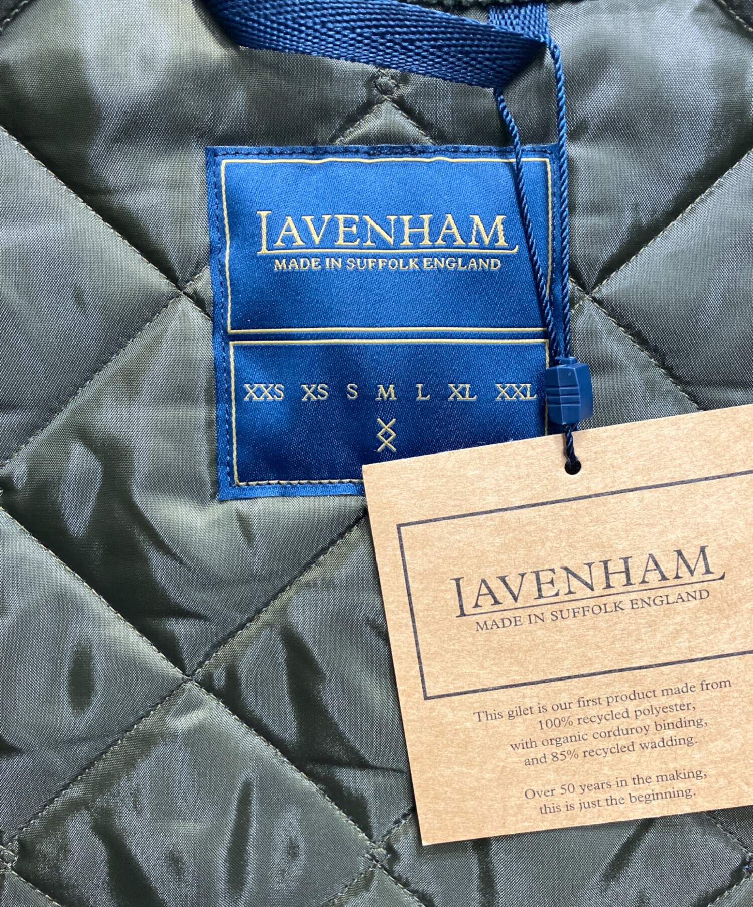 中古・古着通販】LAVENHAM (ラベンハム) A BETTER GILET キルティング