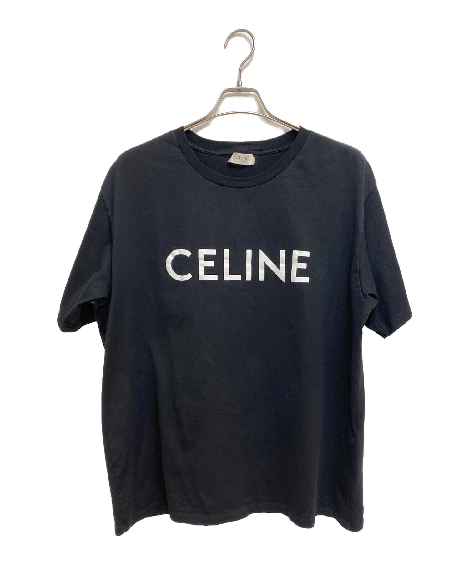 中古・古着通販】CELINE (セリーヌ) ルーズTシャツ ブラック サイズ:XL