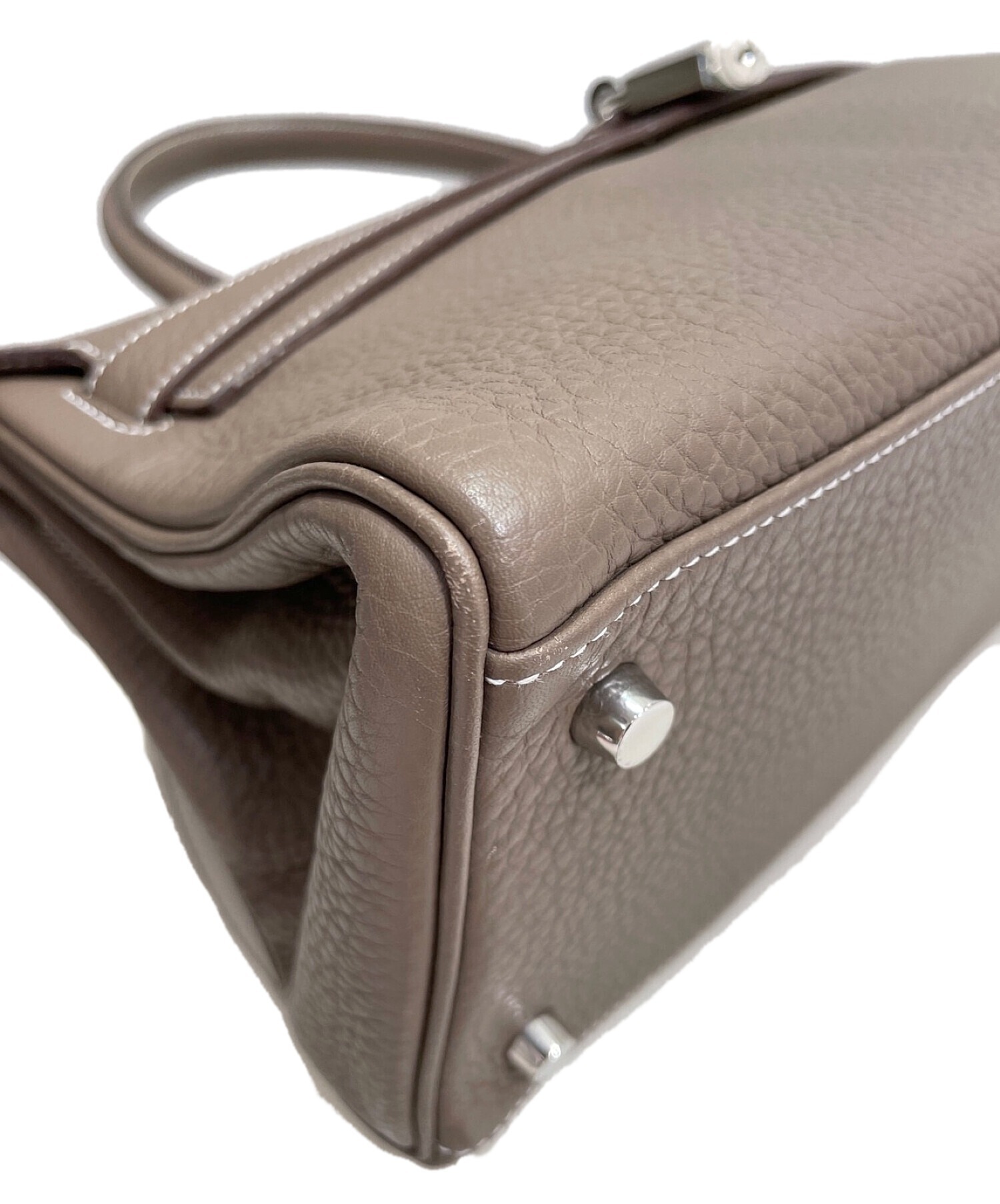 HERMES エルメス ショルダーバッグ レディース 【古着】【中古】 中古・古着通販】HERMES (エルメス) ショルダーケリー エトゥープ