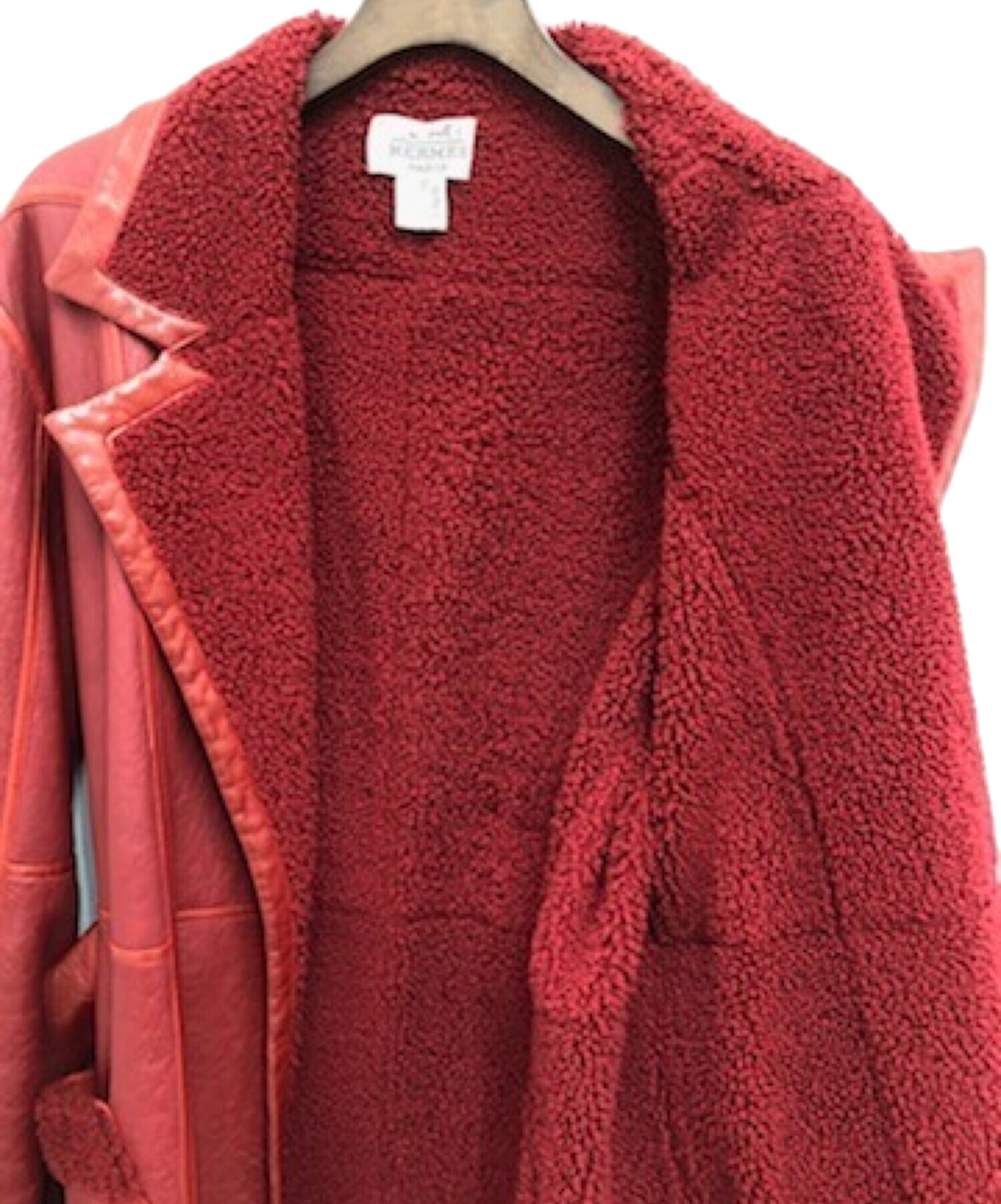 中古・古着通販】HERMES (エルメス) オールドスタッズレザーコート