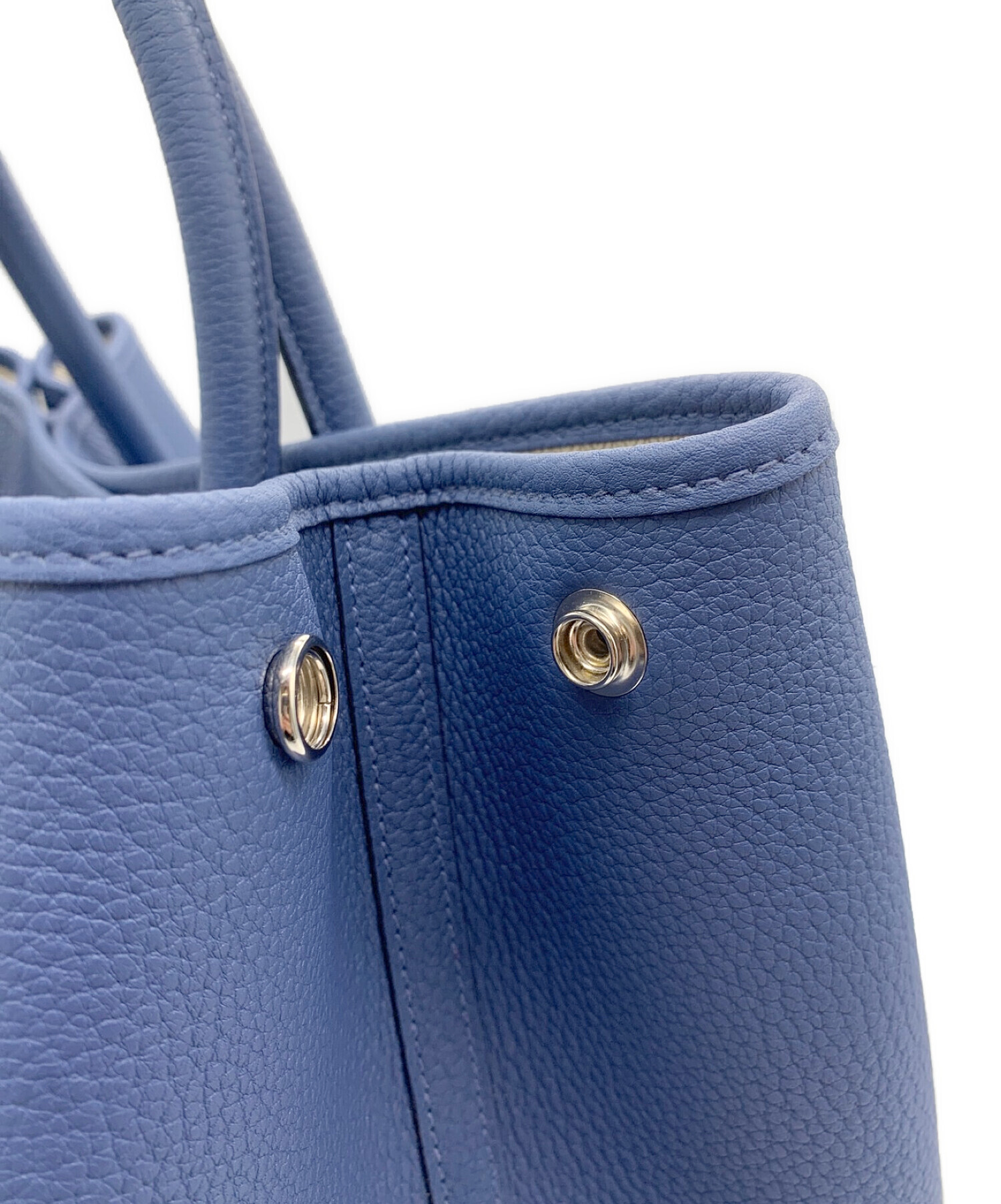 中古・古着通販】HERMES (エルメス) ガーデンパーティPM ネイビー