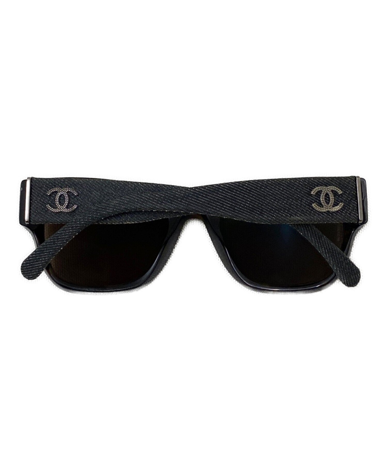 シャネル CHANEL サングラス プラスチック 黒×ピンク ココマーク 5113