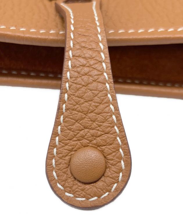 中古・古着通販】HERMES (エルメス) ショルダーバッグ ゴールド サイズ