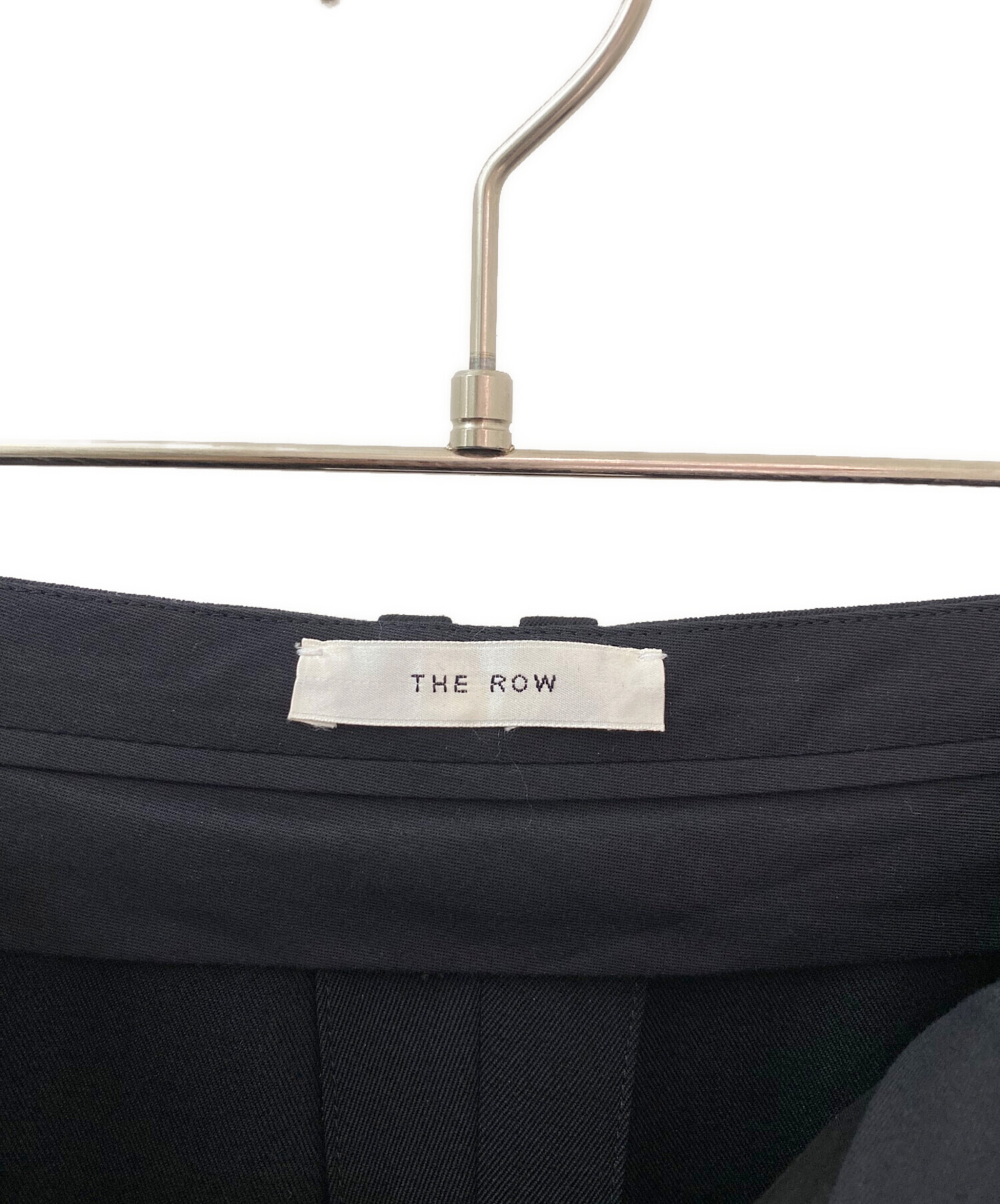 中古・古着通販】THE ROW (ザ ロウ) センタープレスパンツ ブラック