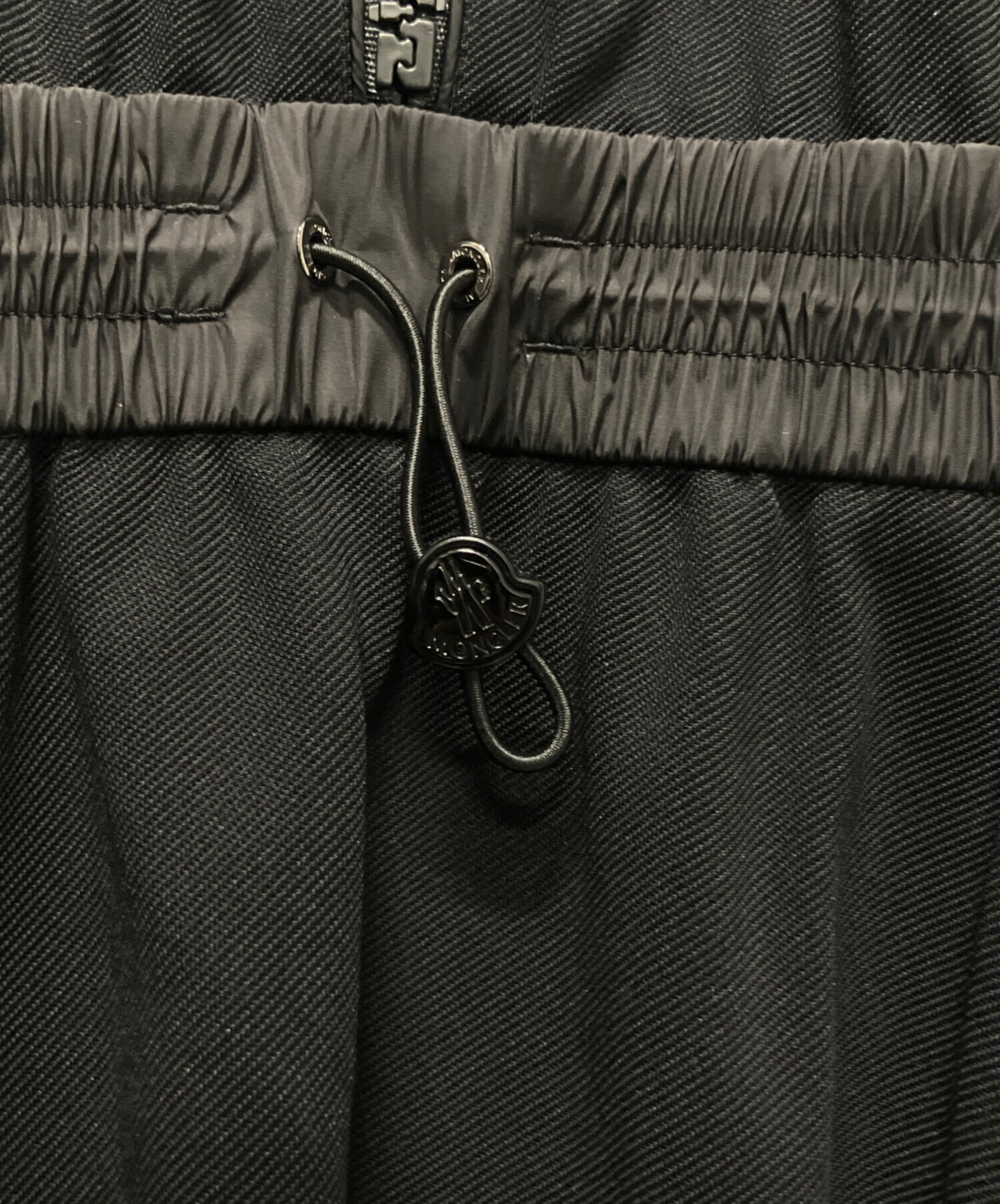 中古・古着通販】MONCLER (モンクレール) ジャージワンピース ブラック