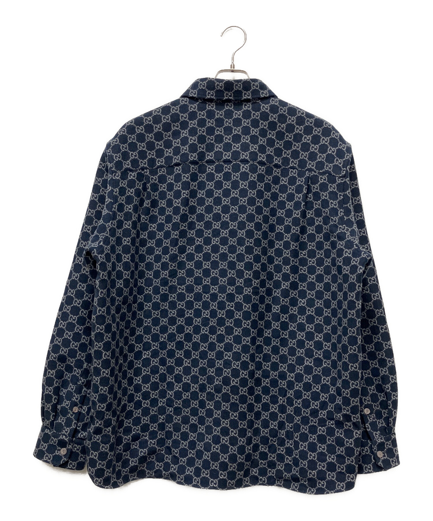 GUCCI グッチ カジュアルシャツ メンズ 【古着】【中古】 中古・古着通販】GUCCI (グッチ) 25AW GG Brushed Flannel Shirt(GG